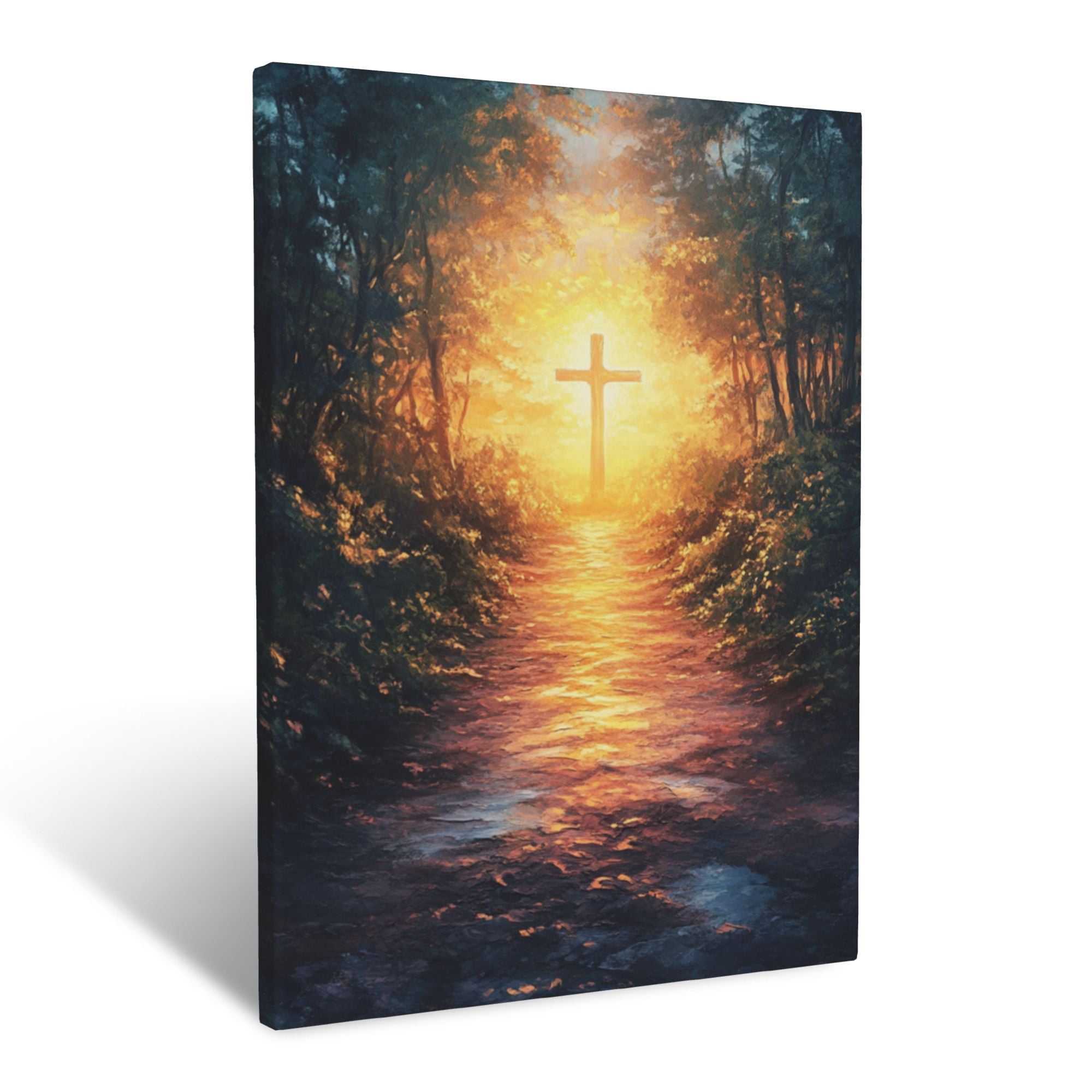 CozyNet A Peaceful Path Glowing Softly With Divine Light, Leading To A ...