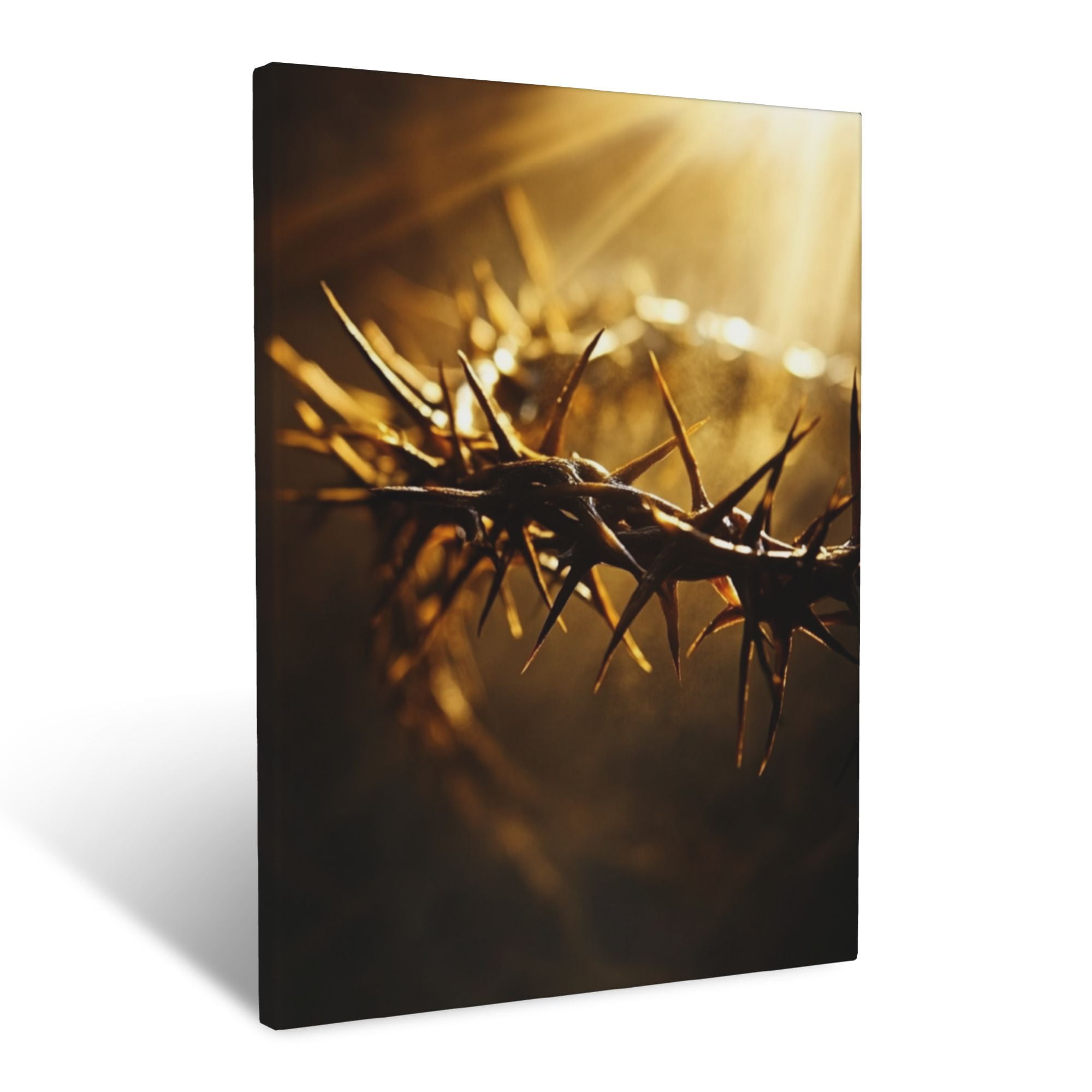 CozyNet A Radiant Crown Of Thorns Glowing In Light Sacred Sacrifice ...