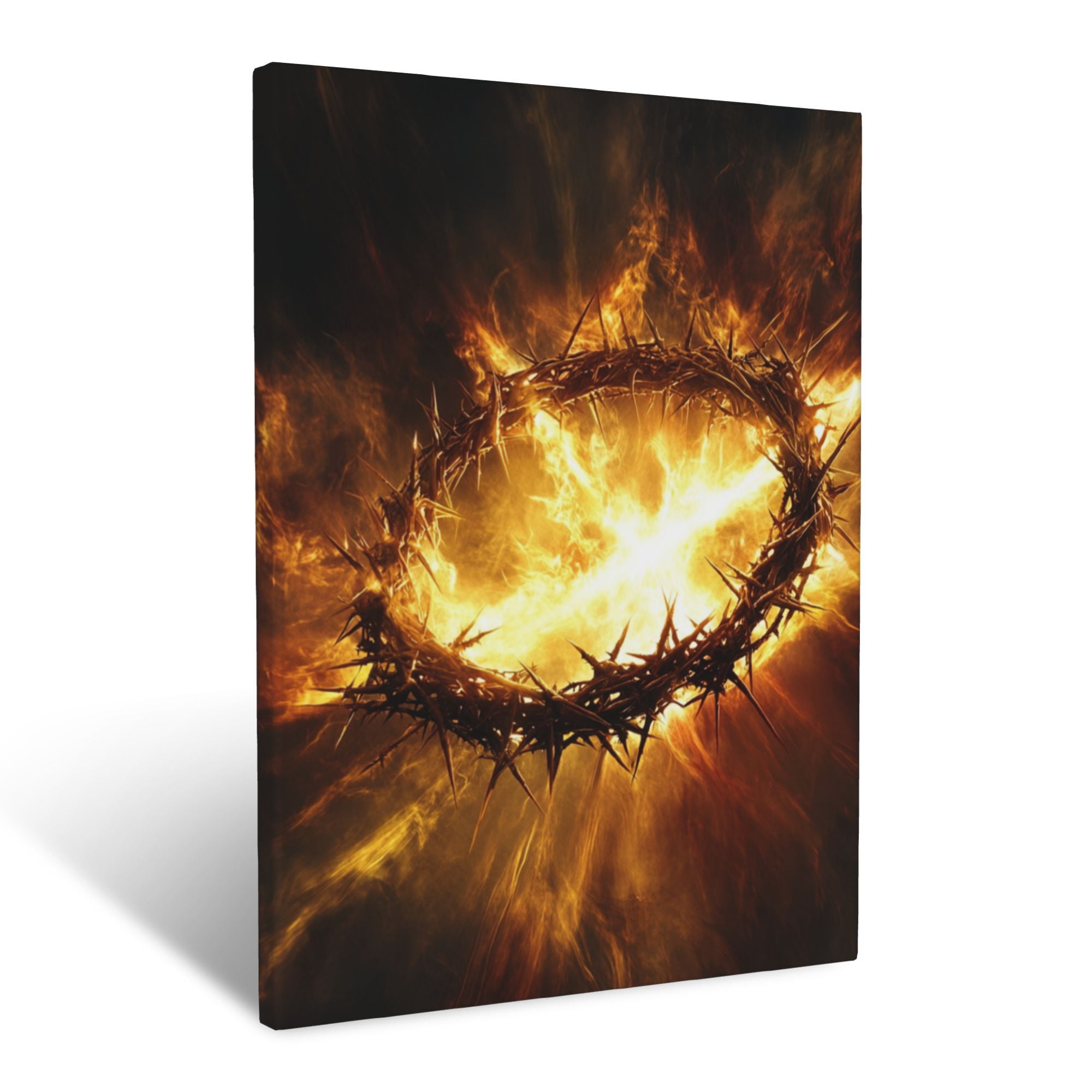 CozyNet A Radiant Crown Of Thorns Surrounded By Glowing Light Sacred ...