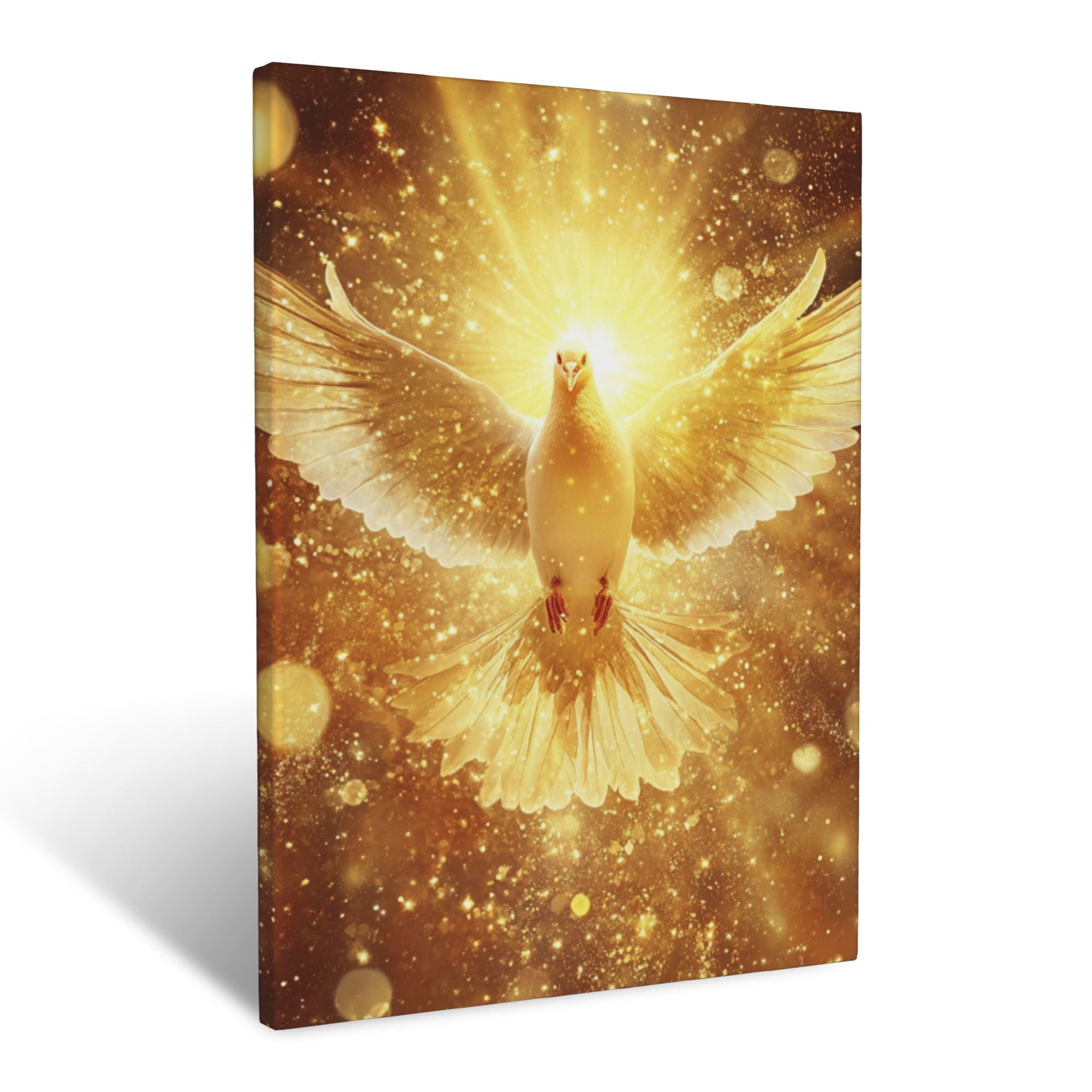 CozyNet A Radiant Dove Descending From The Heavens, Surrounded By ...