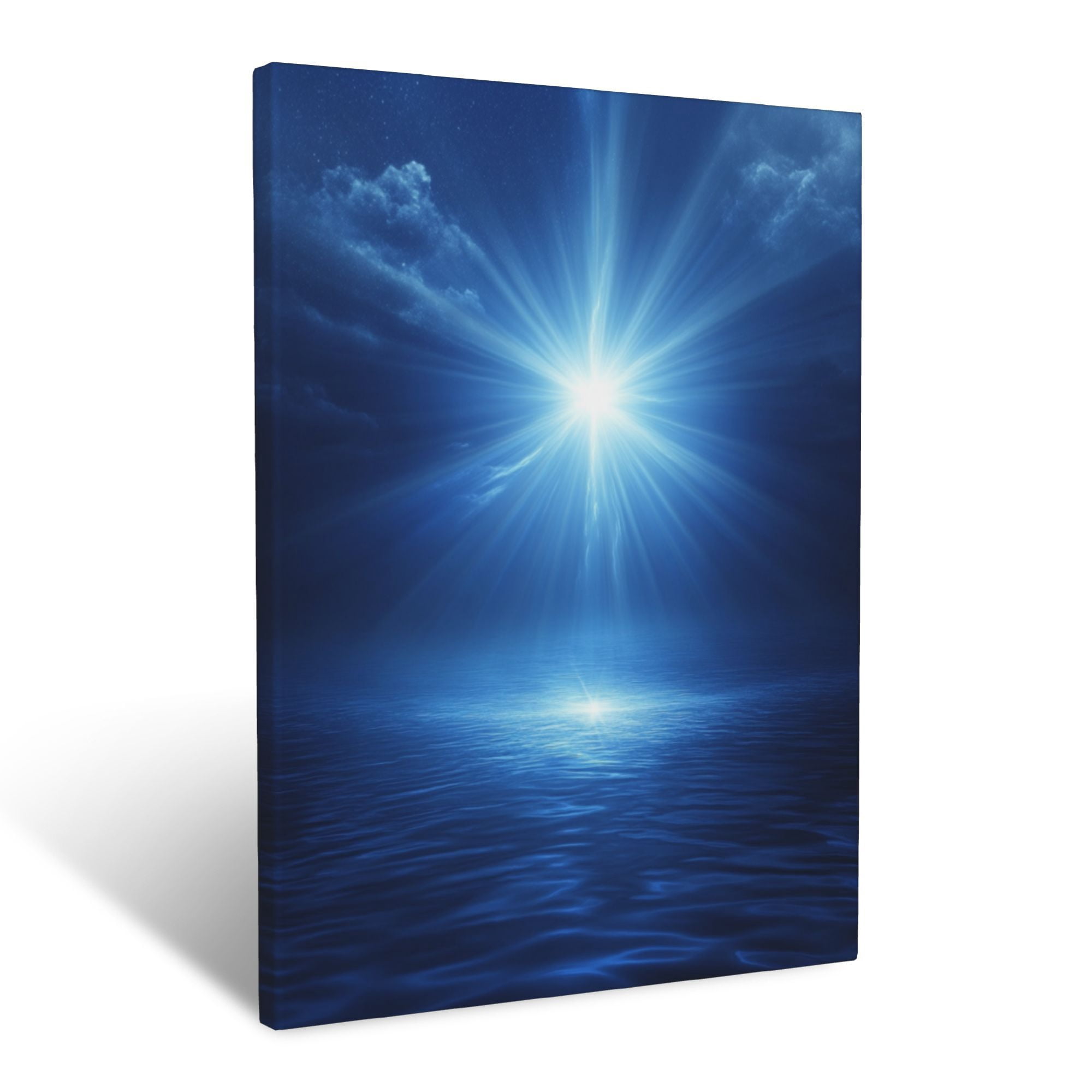 CozyNet A Radiant Star Shining Over Bethlehem With The Silhouette Of ...
