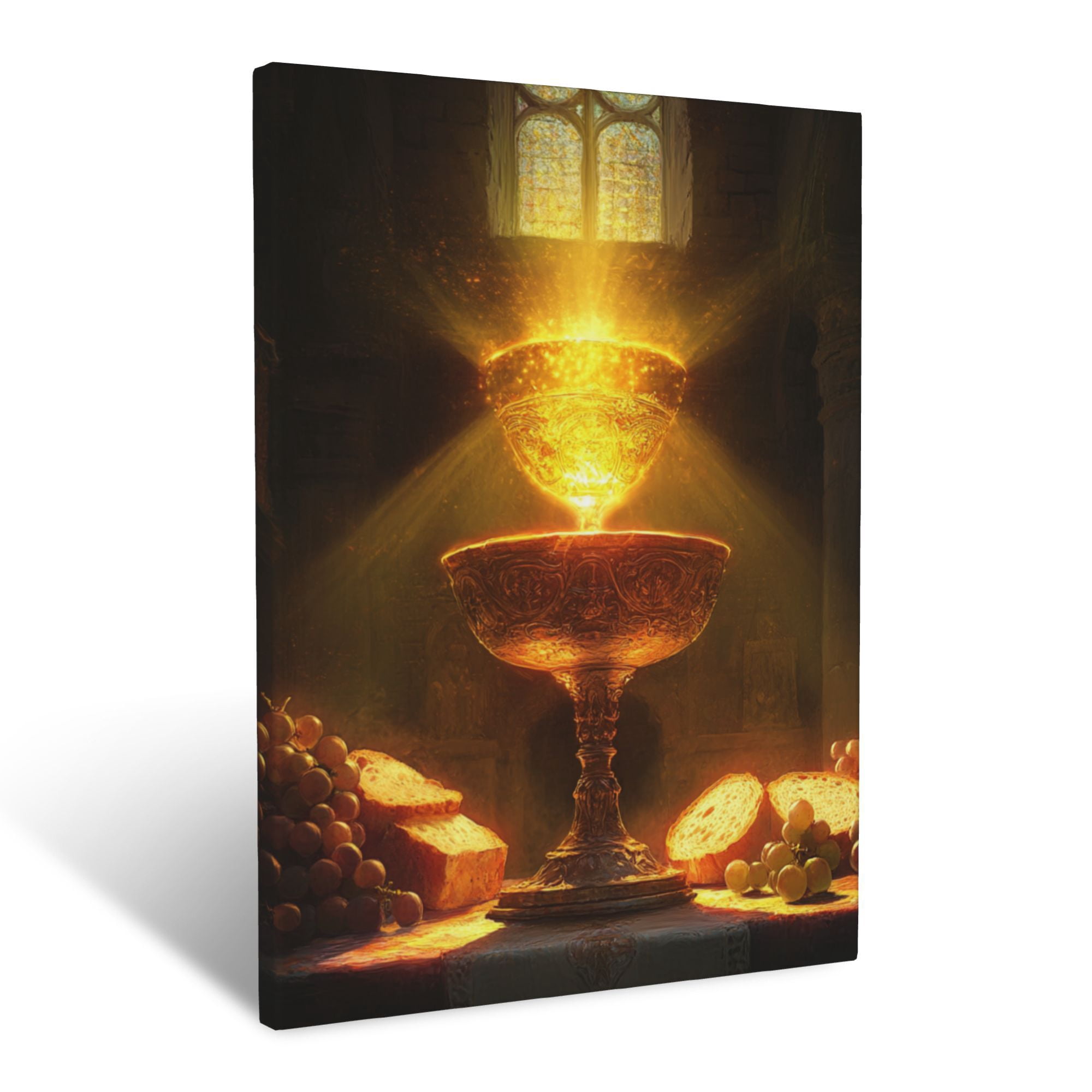 CozyNet A Shining Chalice Resting On A Glowing Altar, Surrounded By ...