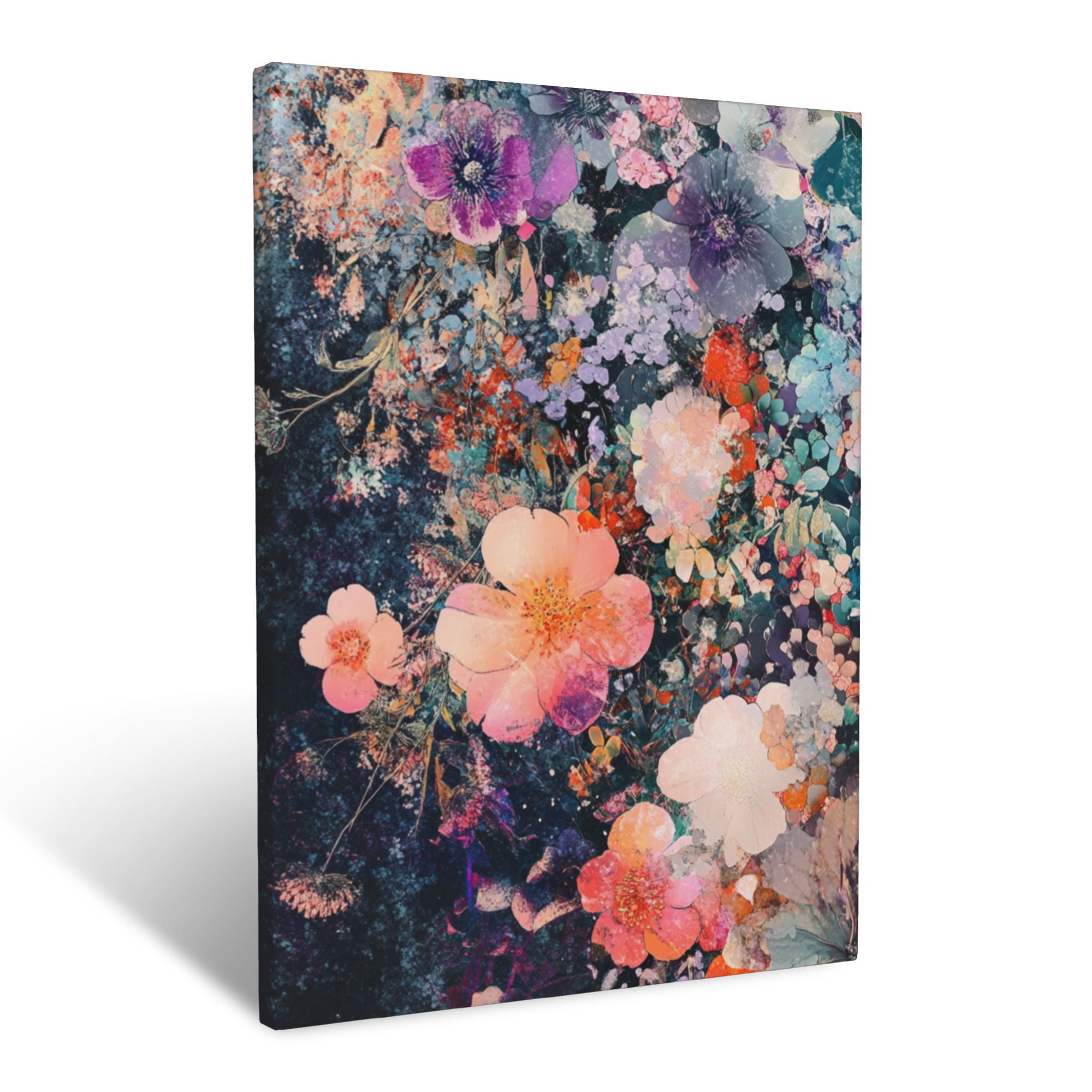CozyNet Abstract Color Fusion Of Layered Floral Textures And Harmonious ...