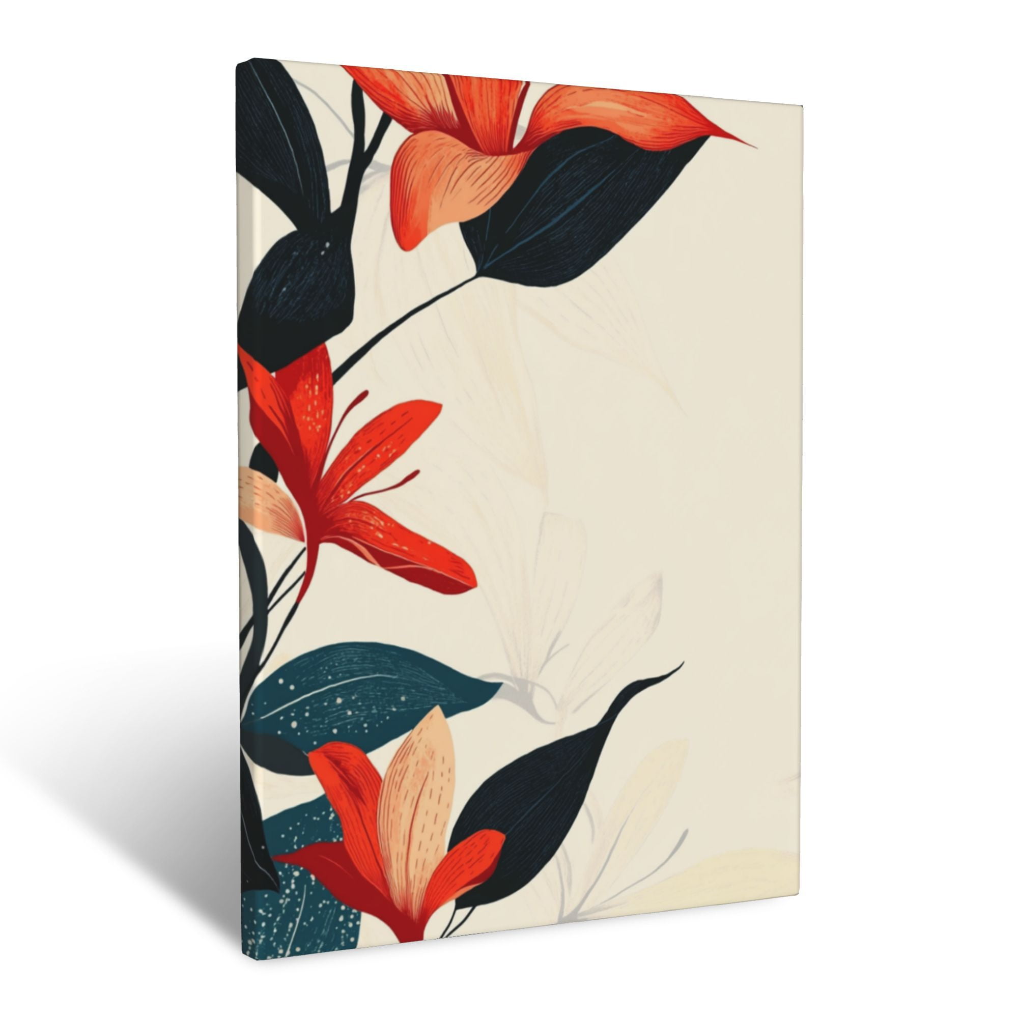 CozyNet Abstract Floral Border With Dynamic Botanical Shapes And ...