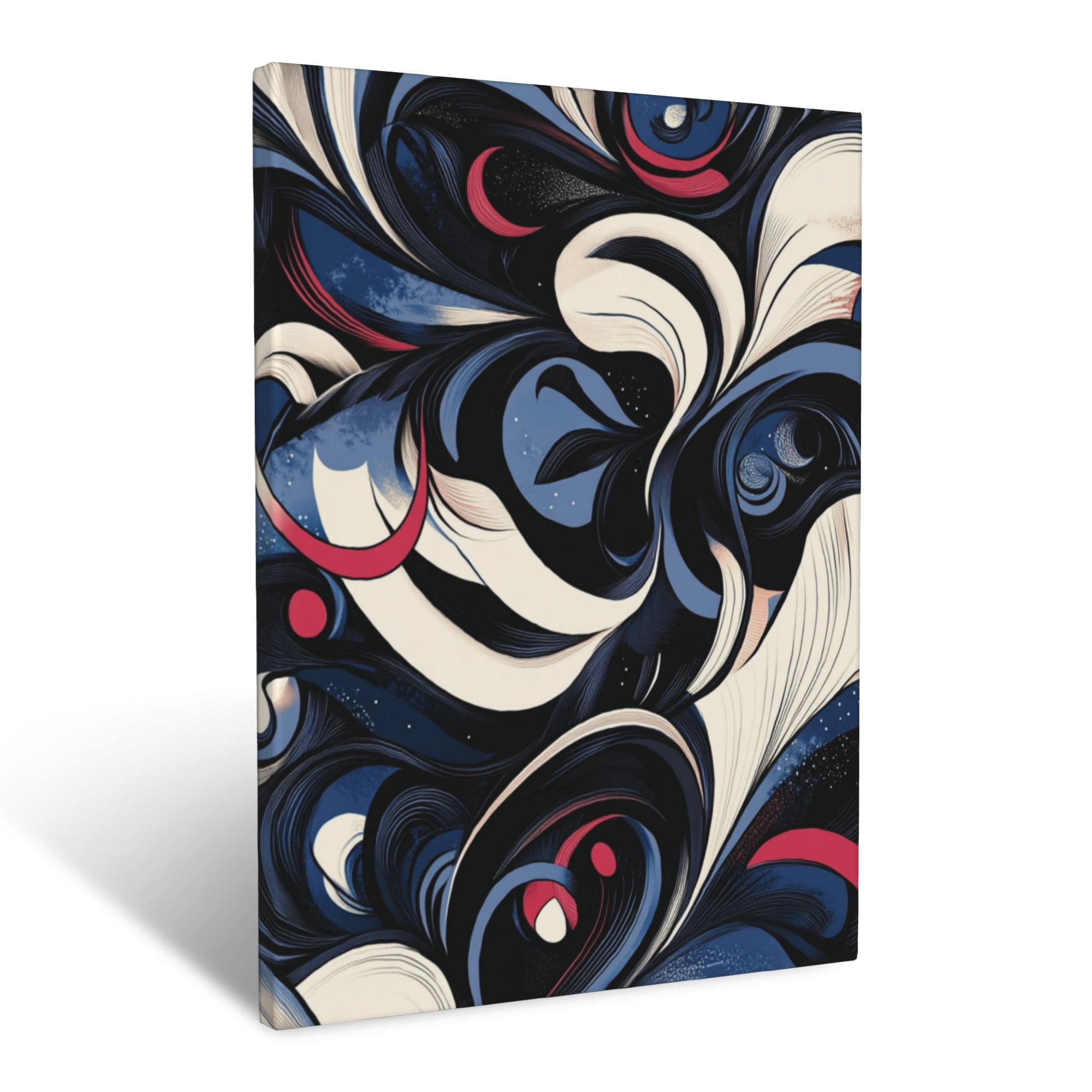 CozyNet Abstract Repeating Pattern With Bold, Overlapping Floral And ...