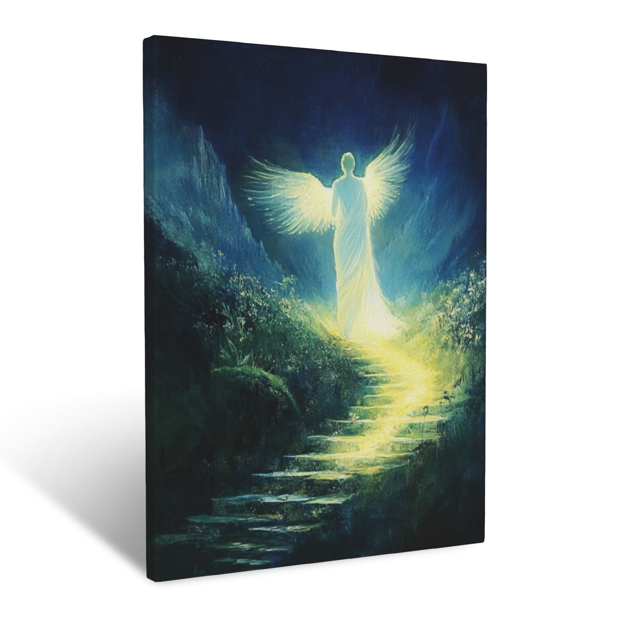 CozyNet Angel Guiding Glowing Footsteps Through The Valley Of Light A ...
