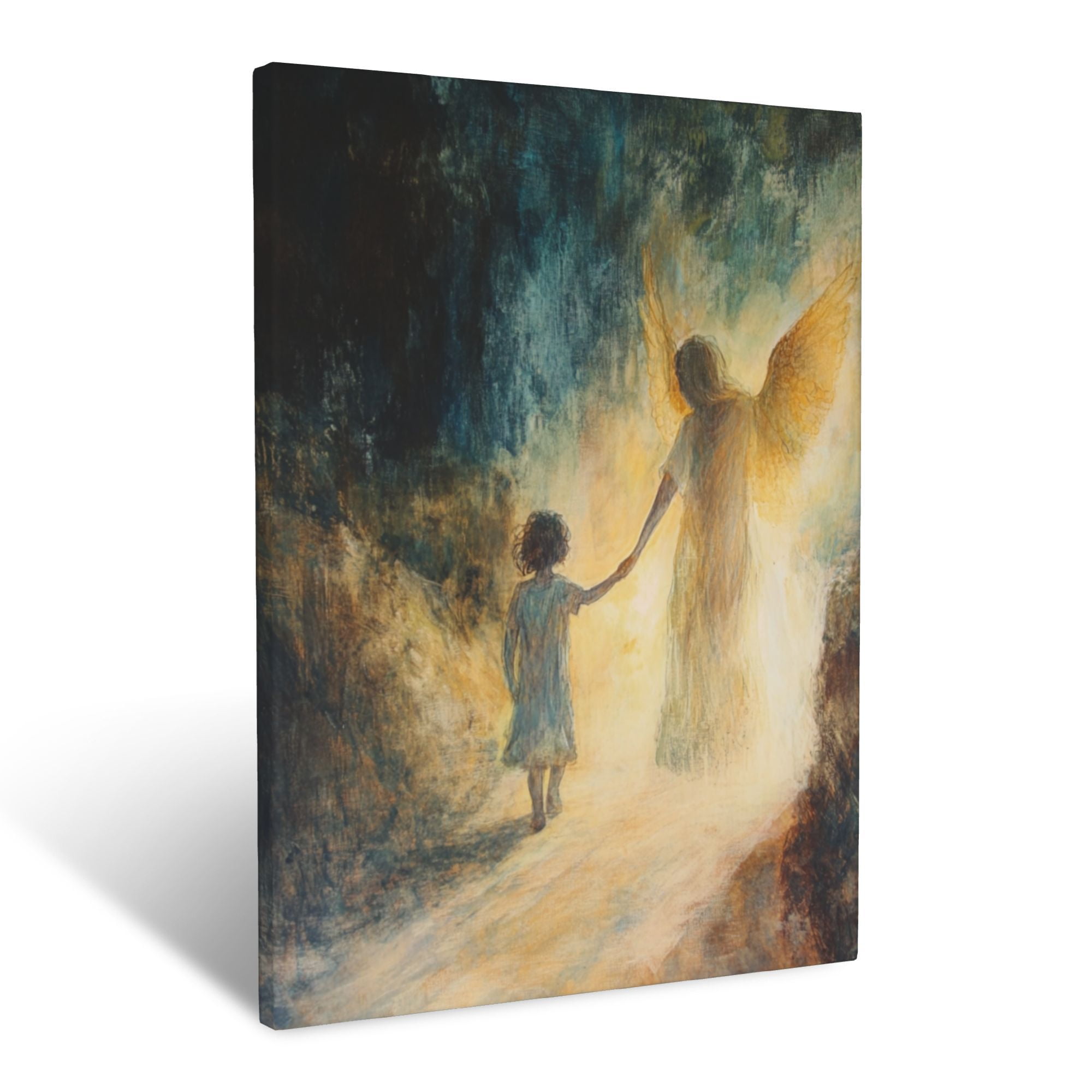 CozyNet Angel Guiding A Lost Soul, Holding Hands, Gentle Light ...