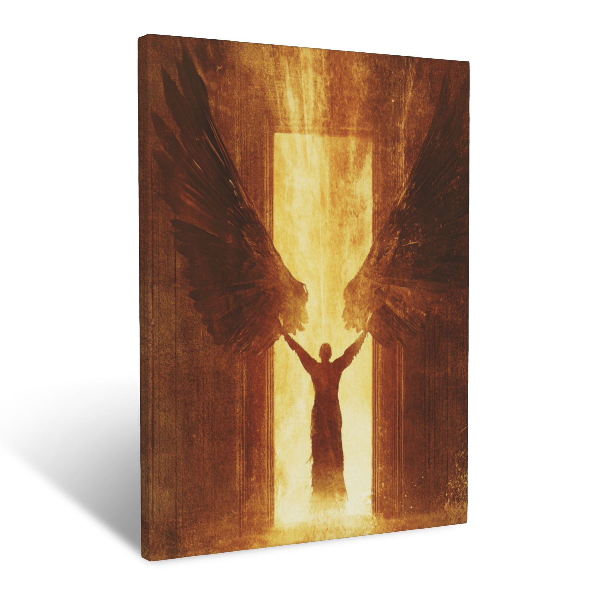 CozyNet Angel Opening Heaven Gates Radiant Light Pouring Through Divine ...