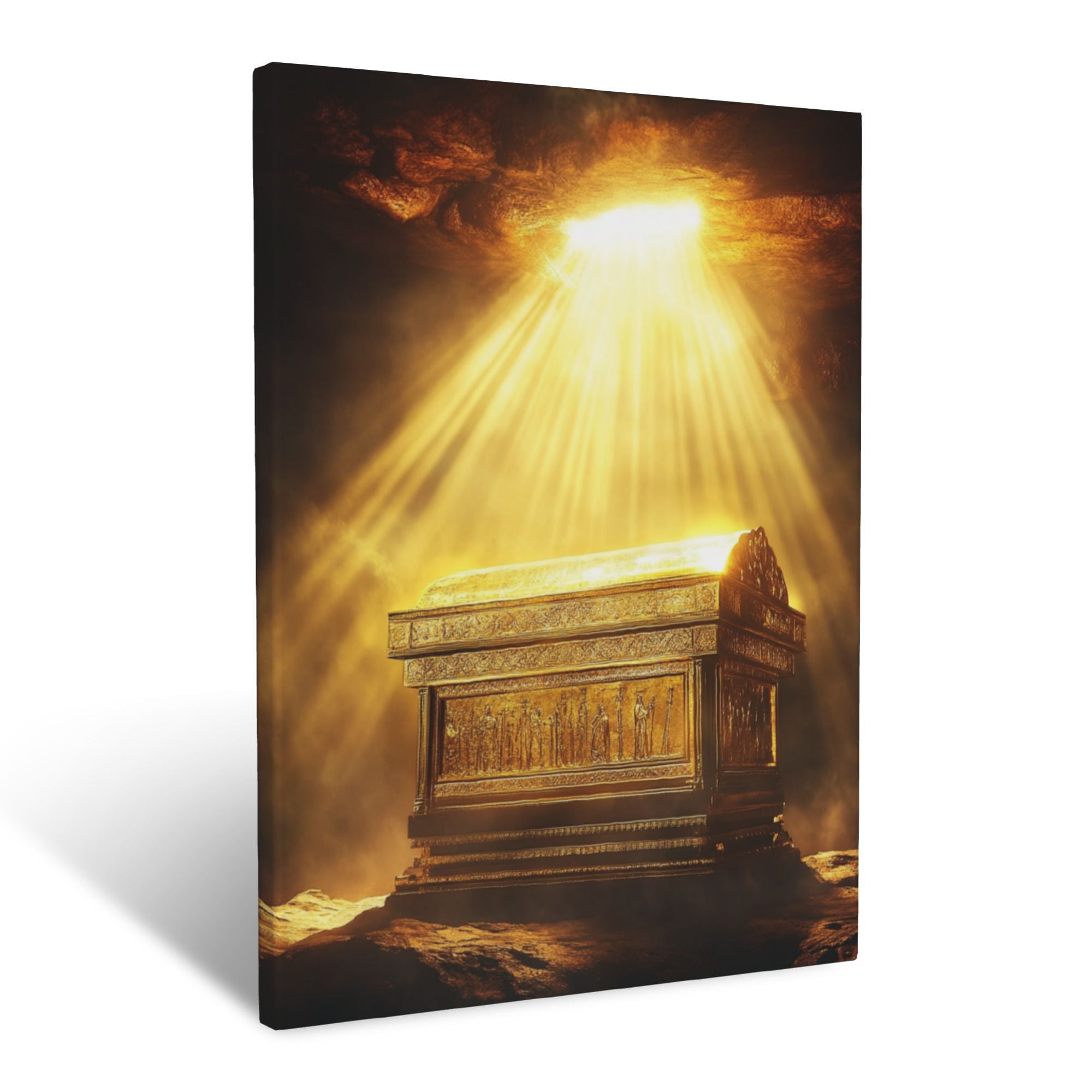 CozyNet The Ark Of The Covenant Glowing Brightly Under Beams Of Divine ...