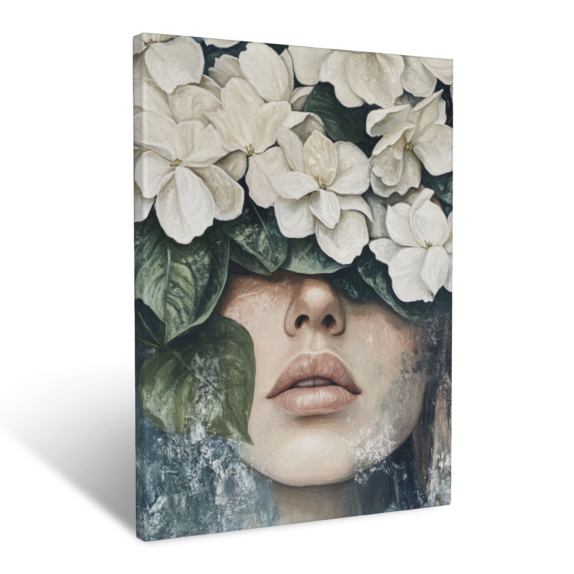 CozyNet Artistic Floral Portrait Of Blooming Hydrangeas, Gardenias ...