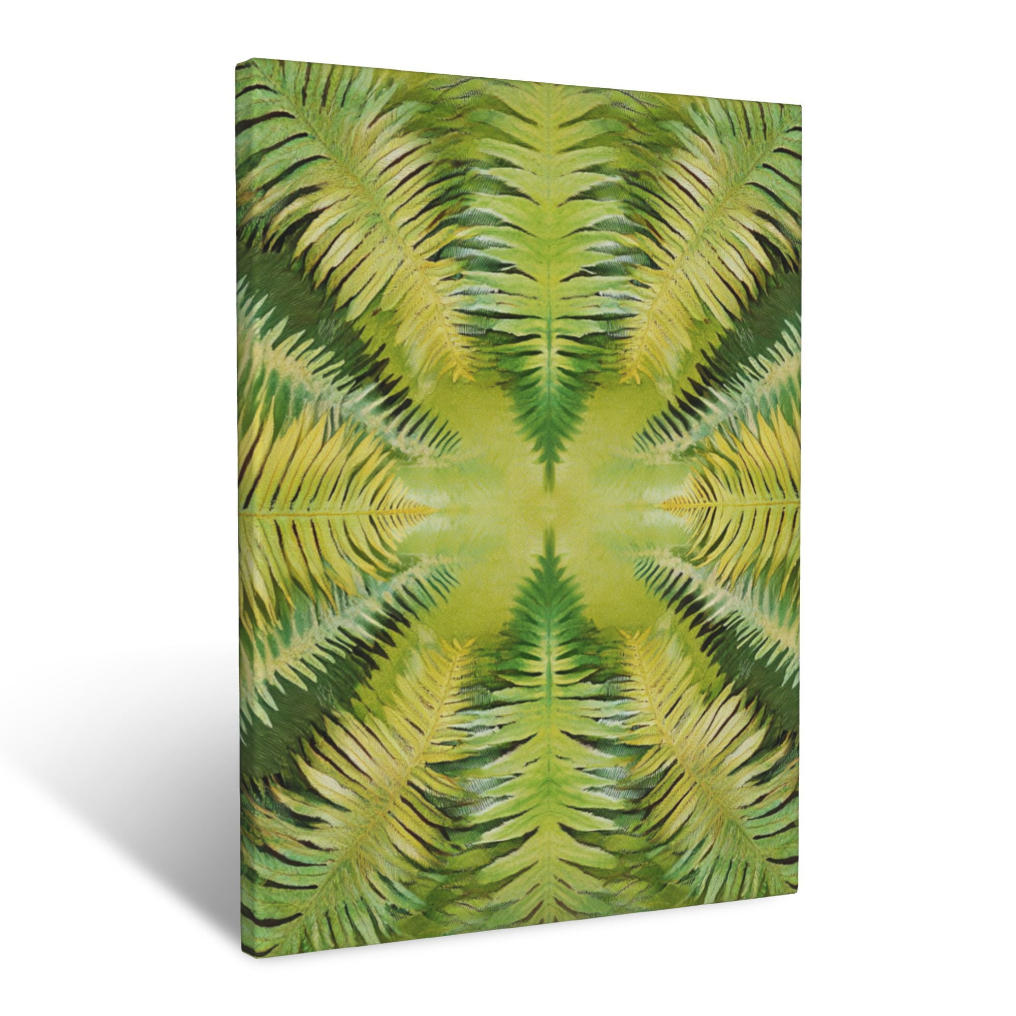 CozyNet Botanical Art Showcasing Overlapping Fern Fronds In A ...