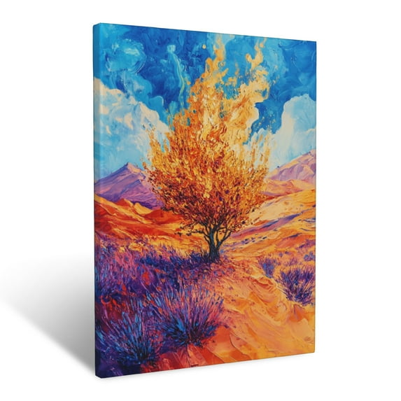 CozyNet Burning Bush Of Moses A Symbol Of God Call, Glowing Amidst ...