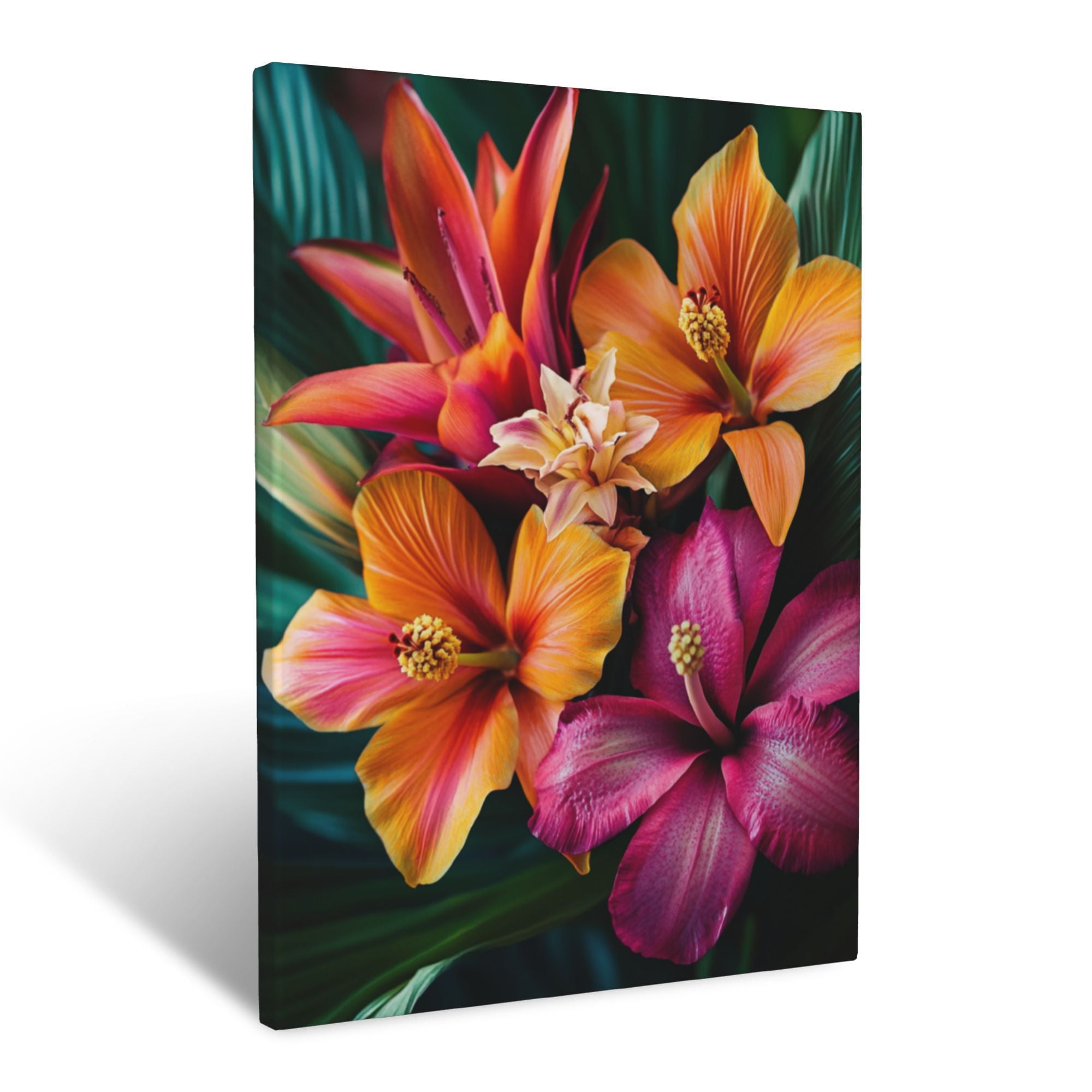 CozyNet Close Up Of Vibrant Tropical Blooms With Rich Textures And ...