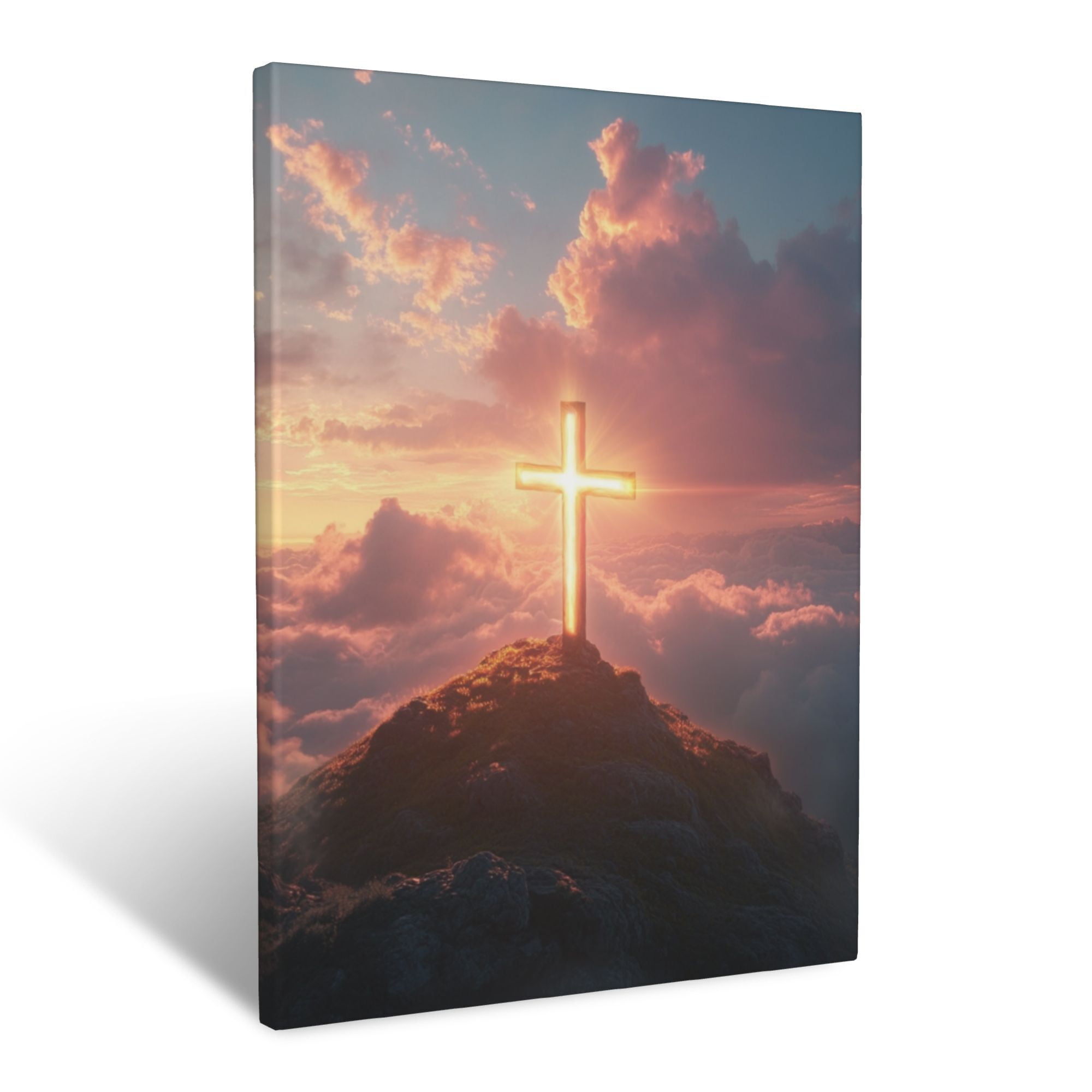 cozynet-cross-standing-tall-on-a-hilltop-glowing-with-light-surrounded