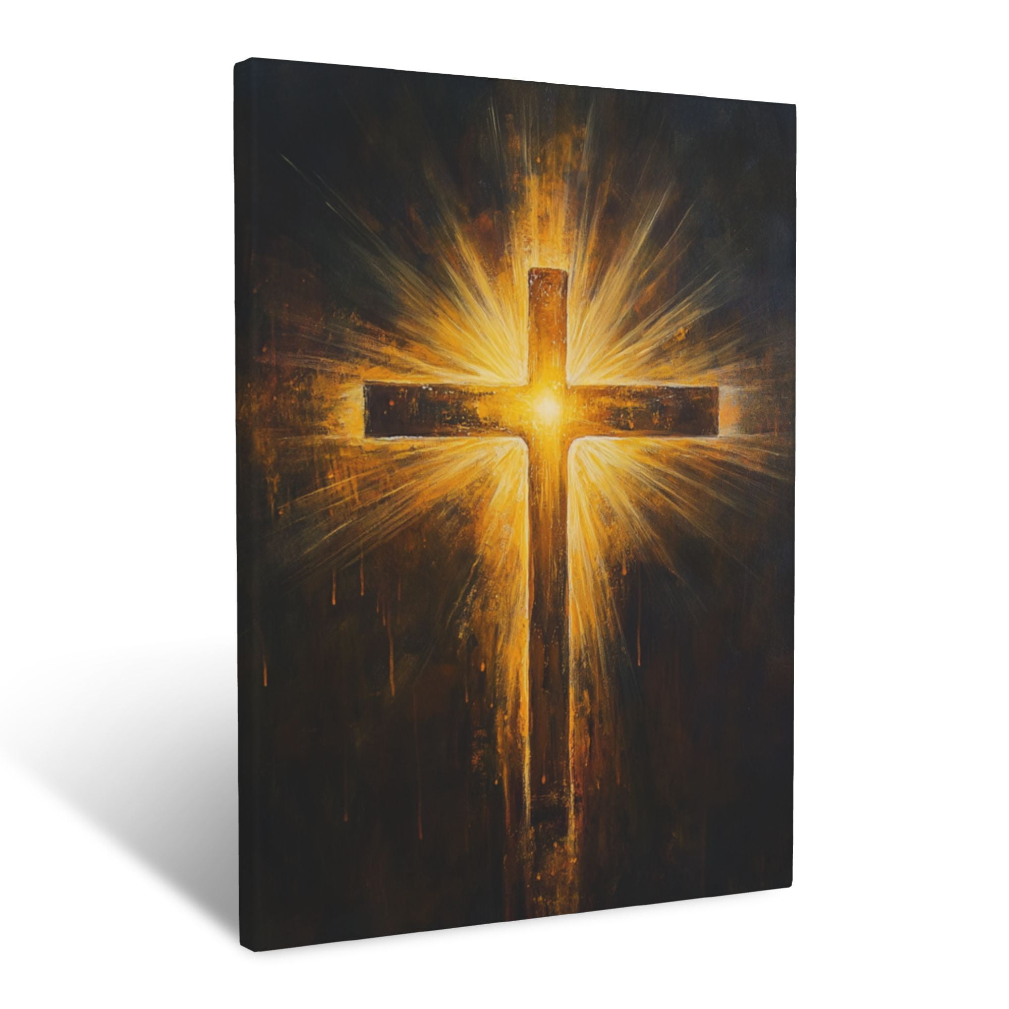 CozyNet Cross Surrounded By Rays Of Light Glowing With Heavenly Power ...