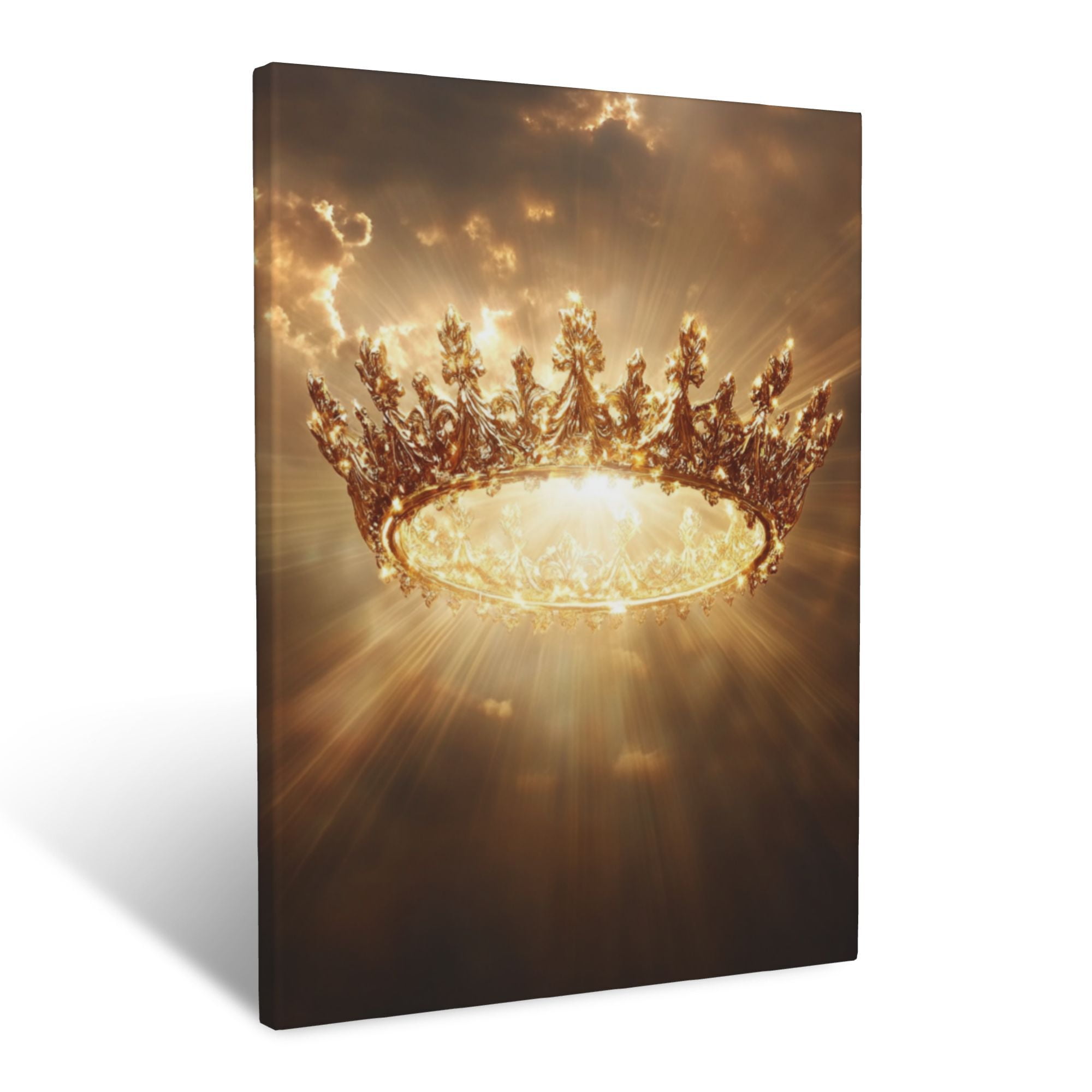 CozyNet Crown Of Life Glowing With Golden Light Surrounded By Soft Rays ...