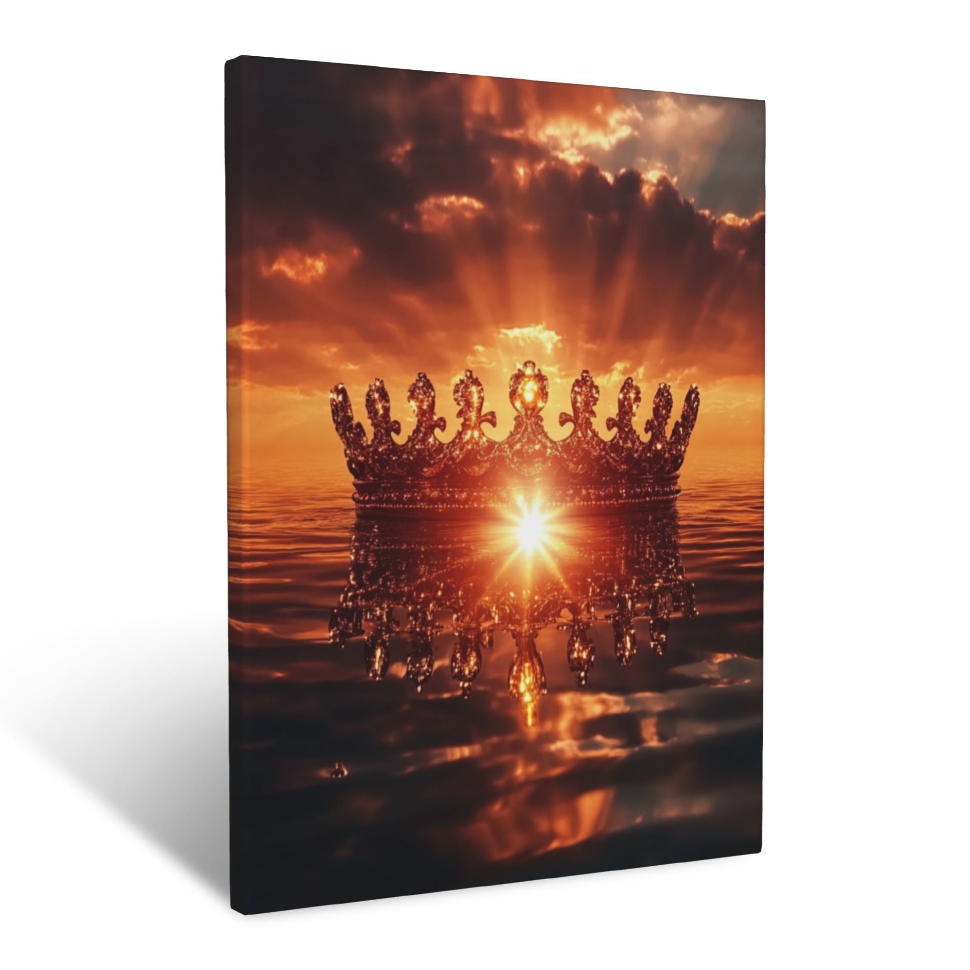 CozyNet Crown Of Life Glowing Under Sunrise Radiant Symbol Of Eternal ...