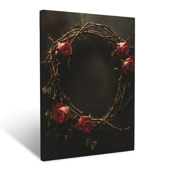 CozyNet Crown Of Thorns Intertwined With Roses, Symbolizing Love And ...