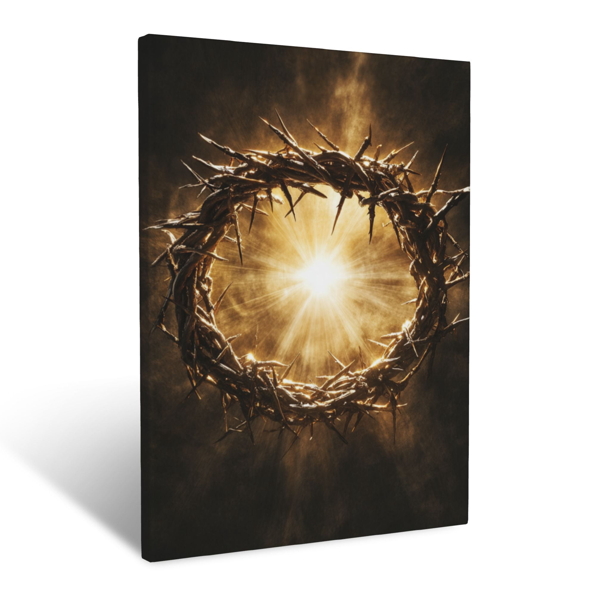 CozyNet Crown Of Thorns Surrounded By Light Symbol Of Sacrifice ...