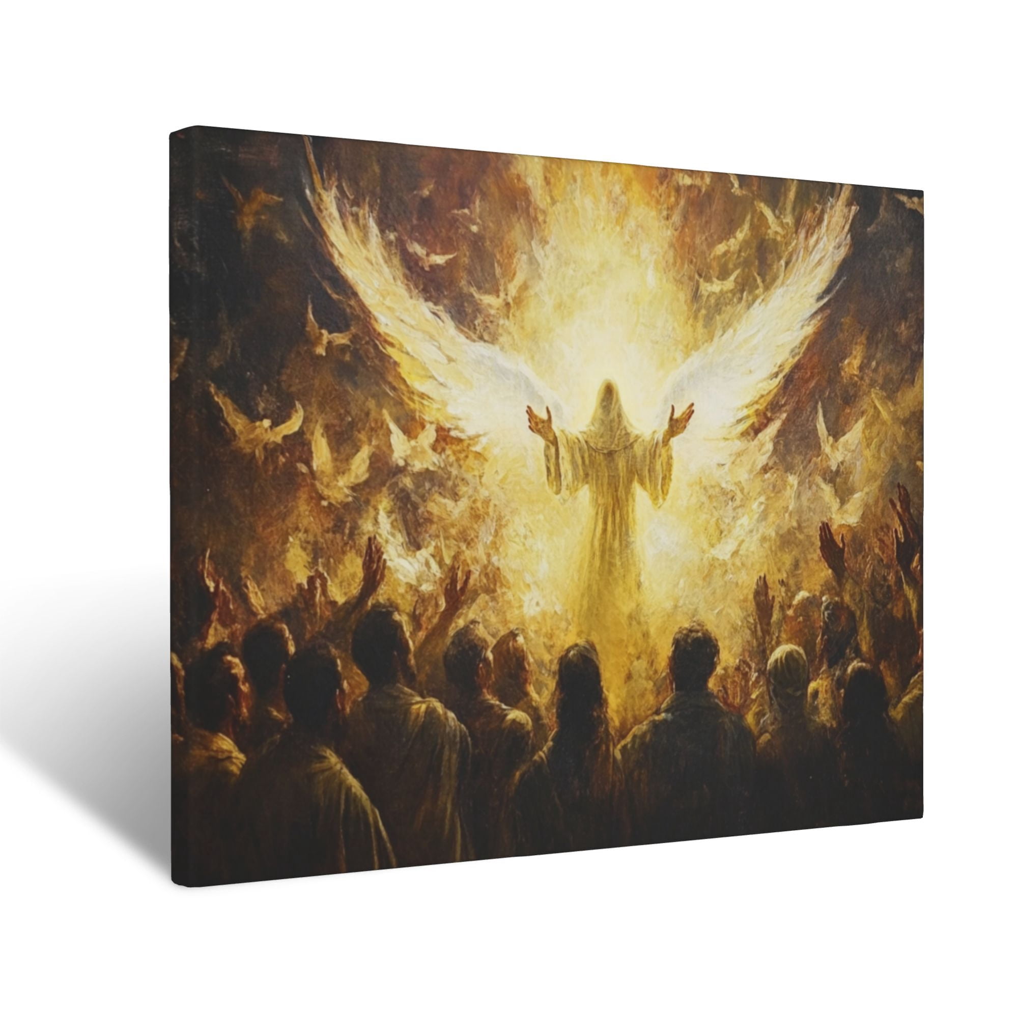 CozyNet Depiction Of The Holy Spirit As Glowing Fire, Descending Upon ...