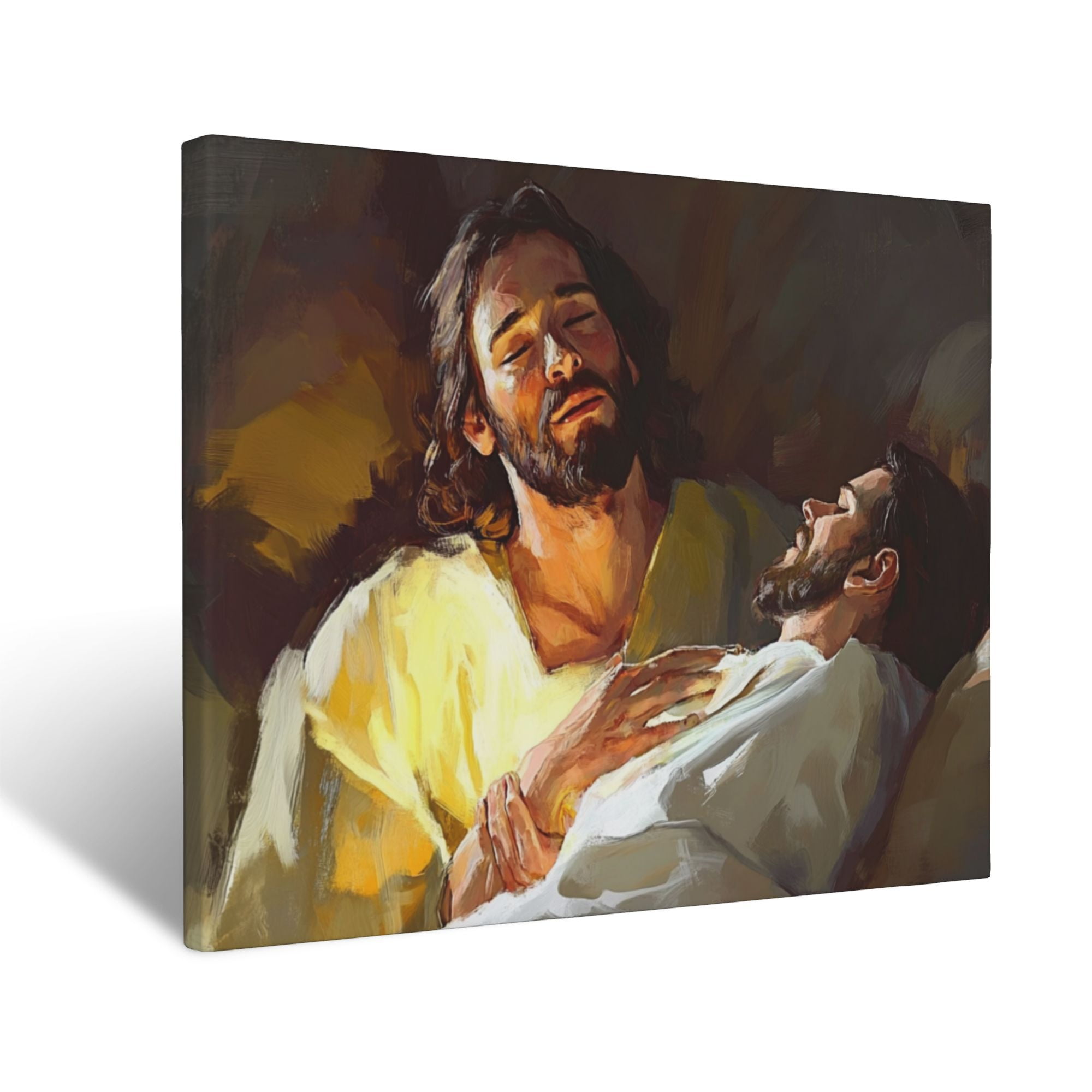 CozyNet Depiction Of Jesus Glowing As He Heals The Sick With Divine ...