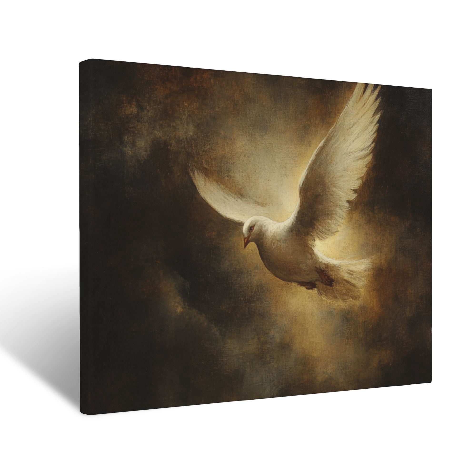 CozyNet Depiction Of The Holy Spirit Glowing As A Dove Descending From ...