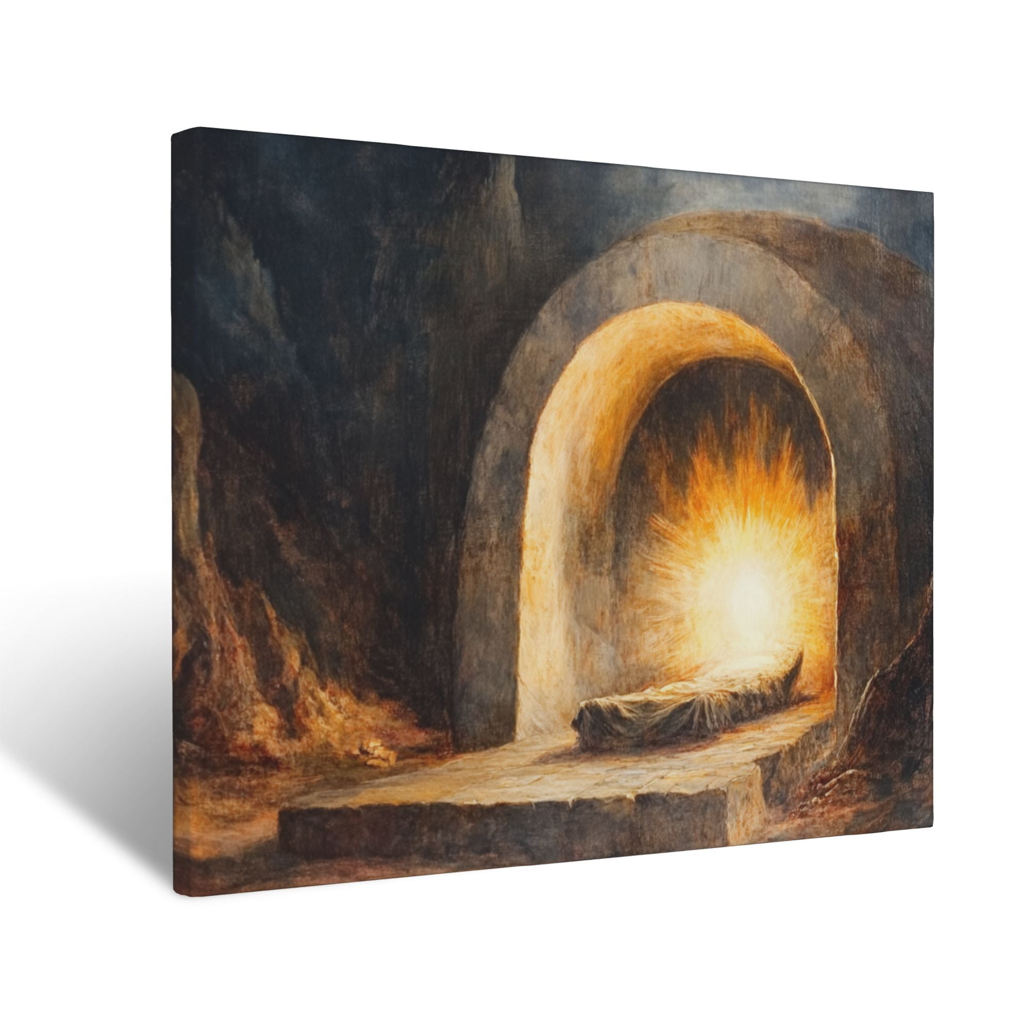 CozyNet Depiction Of The Resurrection, With The Tomb Glowing & Light ...