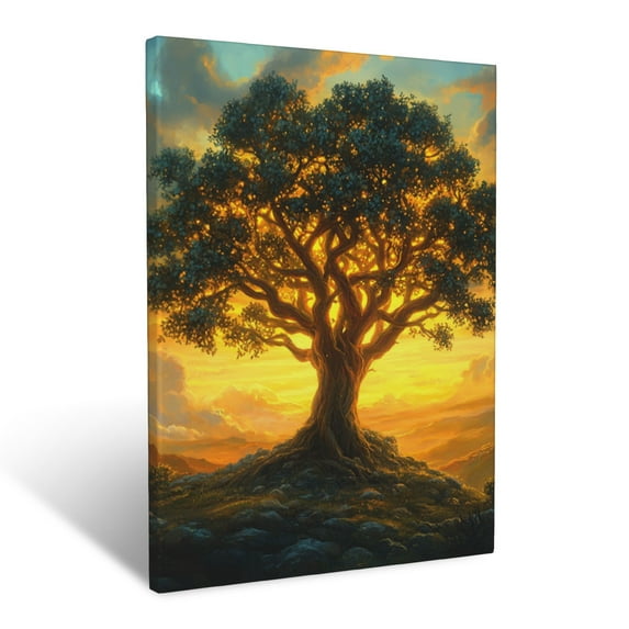 CozyNet A Detailed Rendering Of The Tree Of Life, Glowing Softly ...