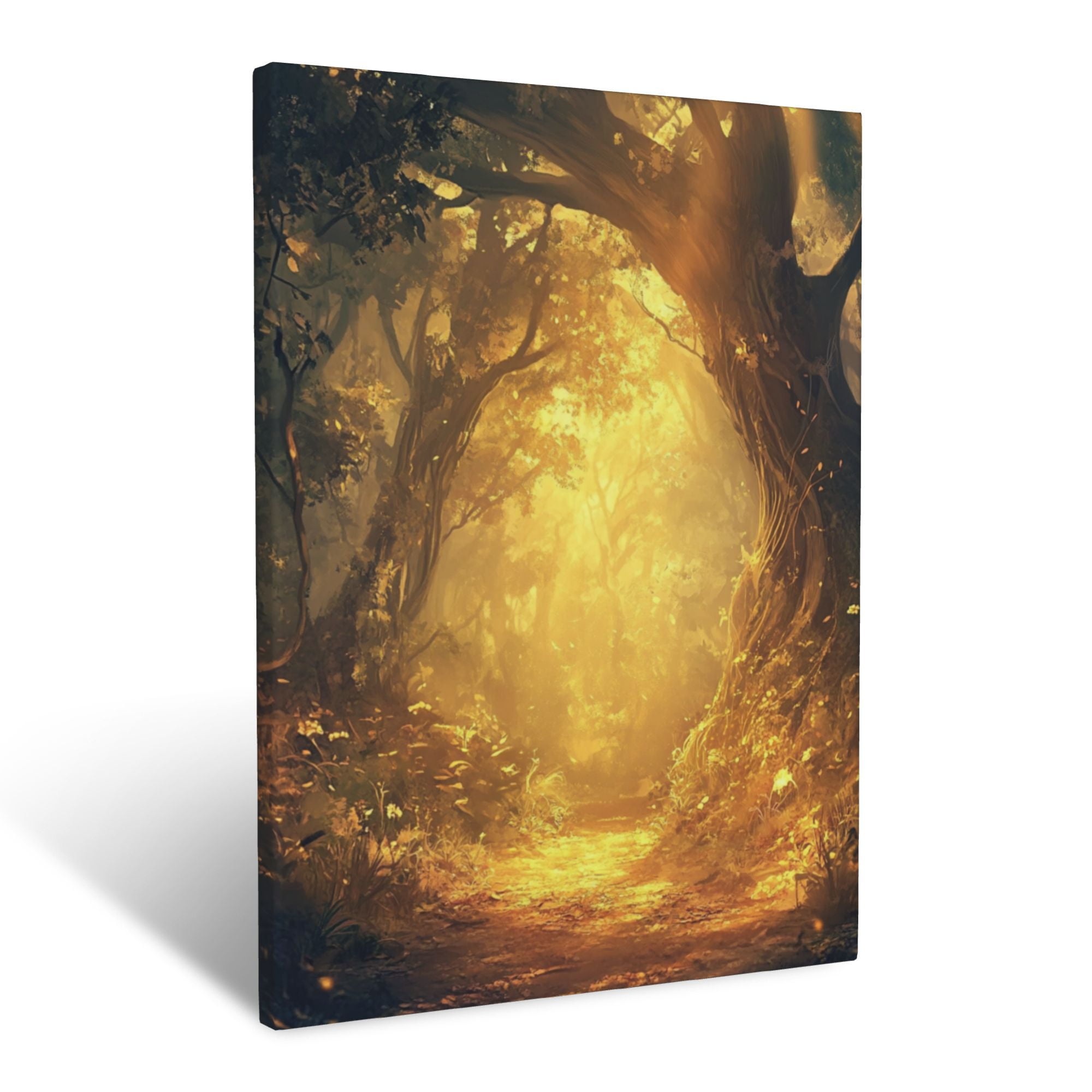 CozyNet Enchanted Grove With Golden Light Filtering Through Tree ...