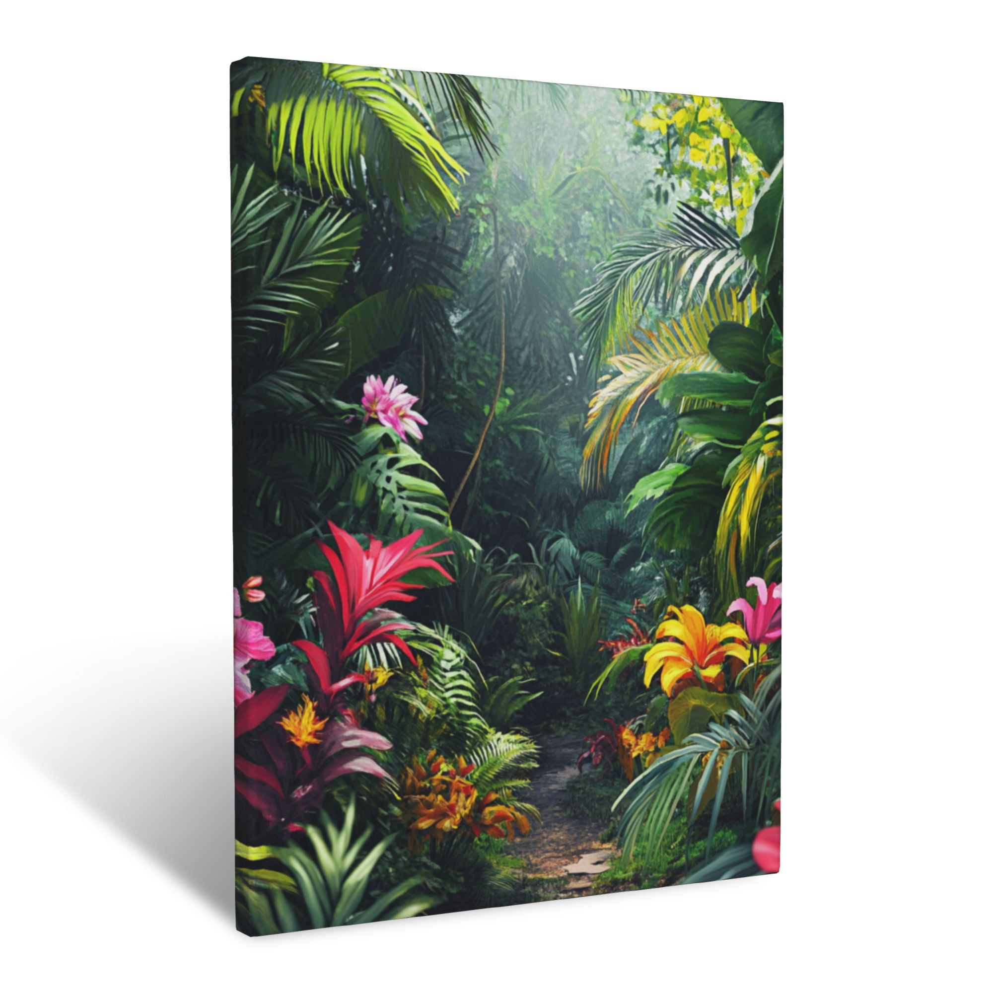 CozyNet Enchanted Tropical Rainforest With Vivid Foliage And Exotic ...