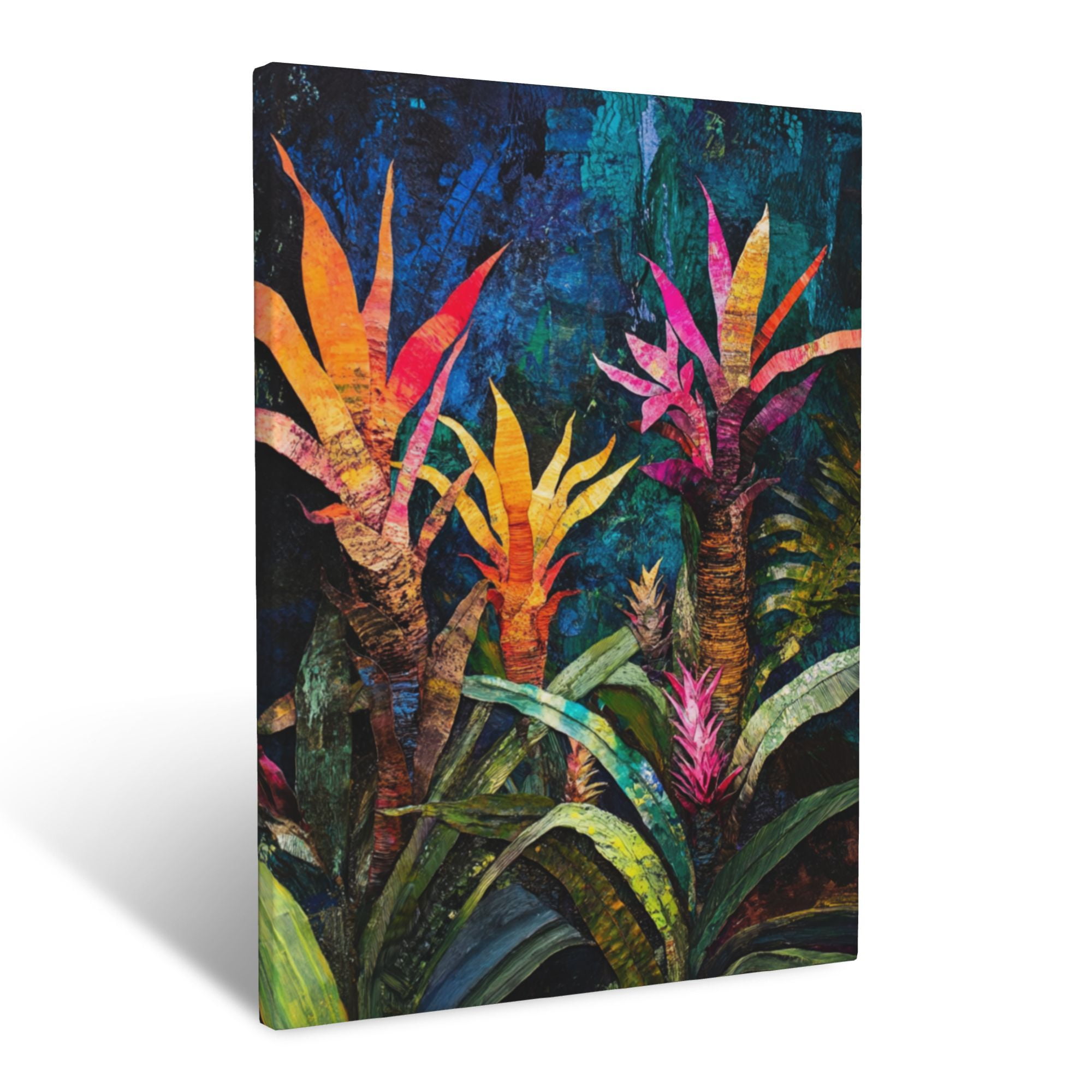 CozyNet Exotic Bromeliads Nestled Within A Rich Rainforest Ecosystem ...