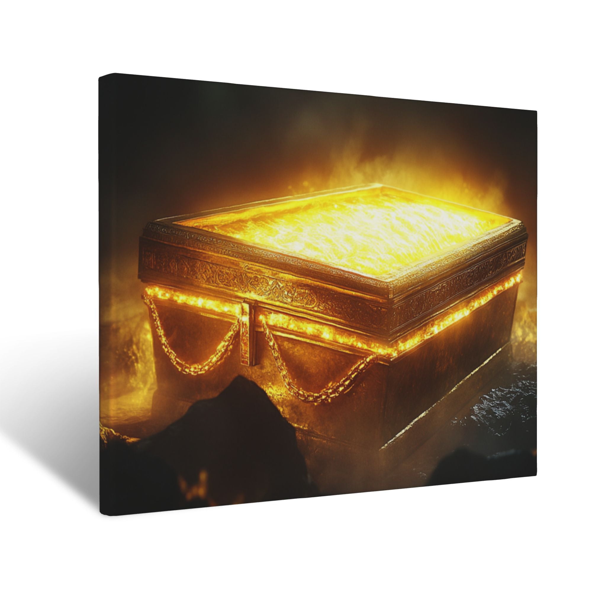 CozyNet Glowing Ark Of The Covenant Radiant Golden Chest Symbolizing ...