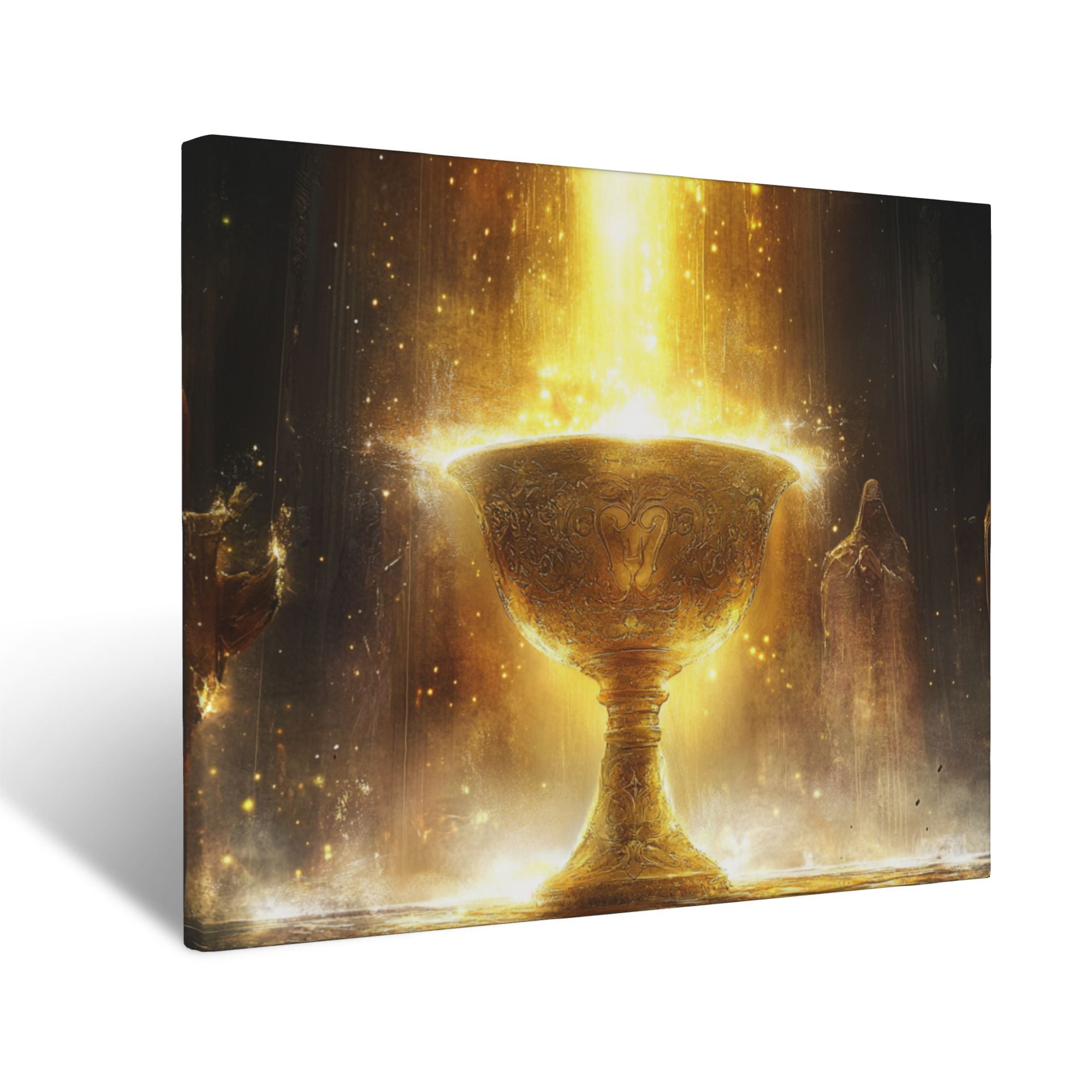 CozyNet Glowing Chalice Overflowing With Holy Light, Surrounded By ...