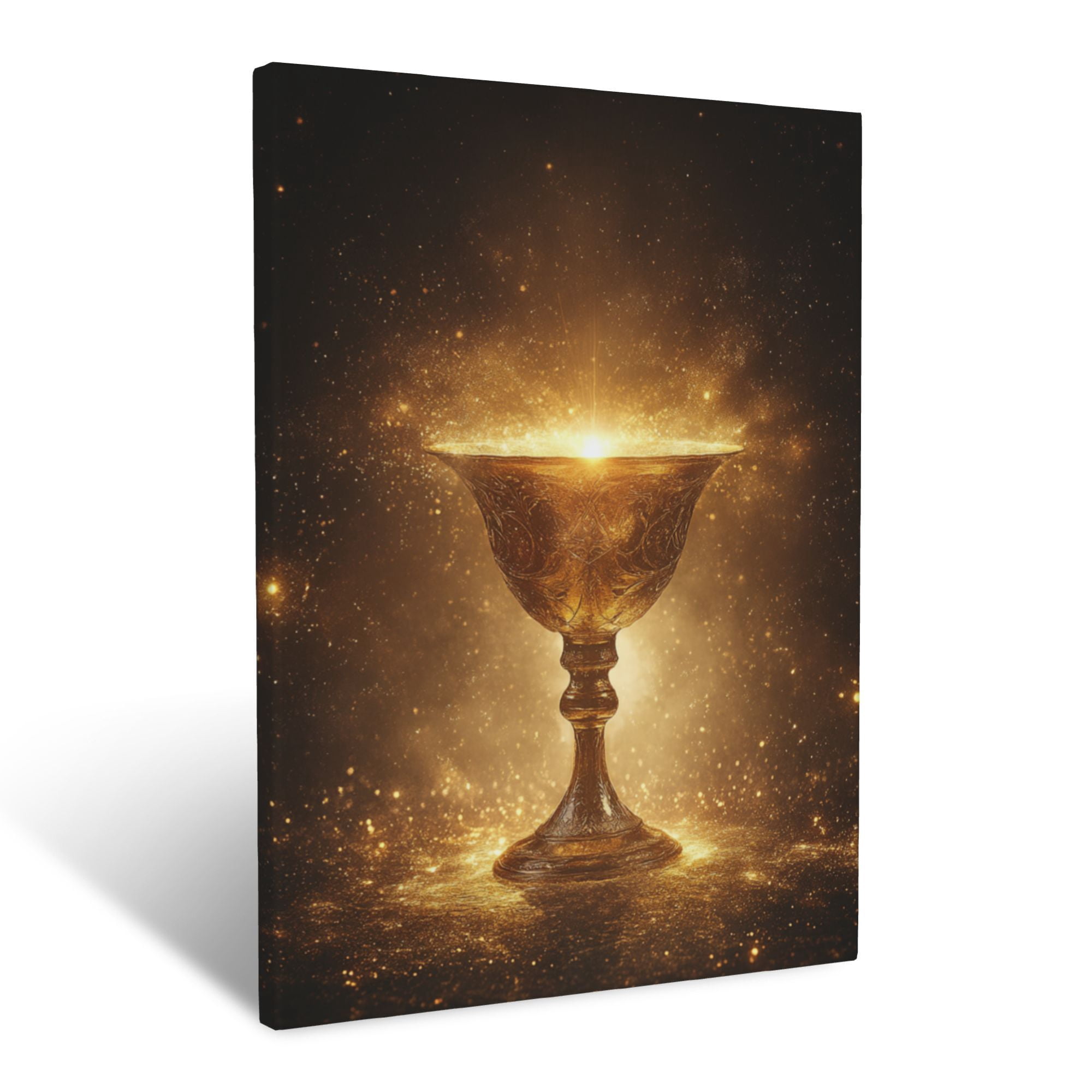 CozyNet Glowing Chalice Surrounded By Light Sacred Vessel Symbolizing ...