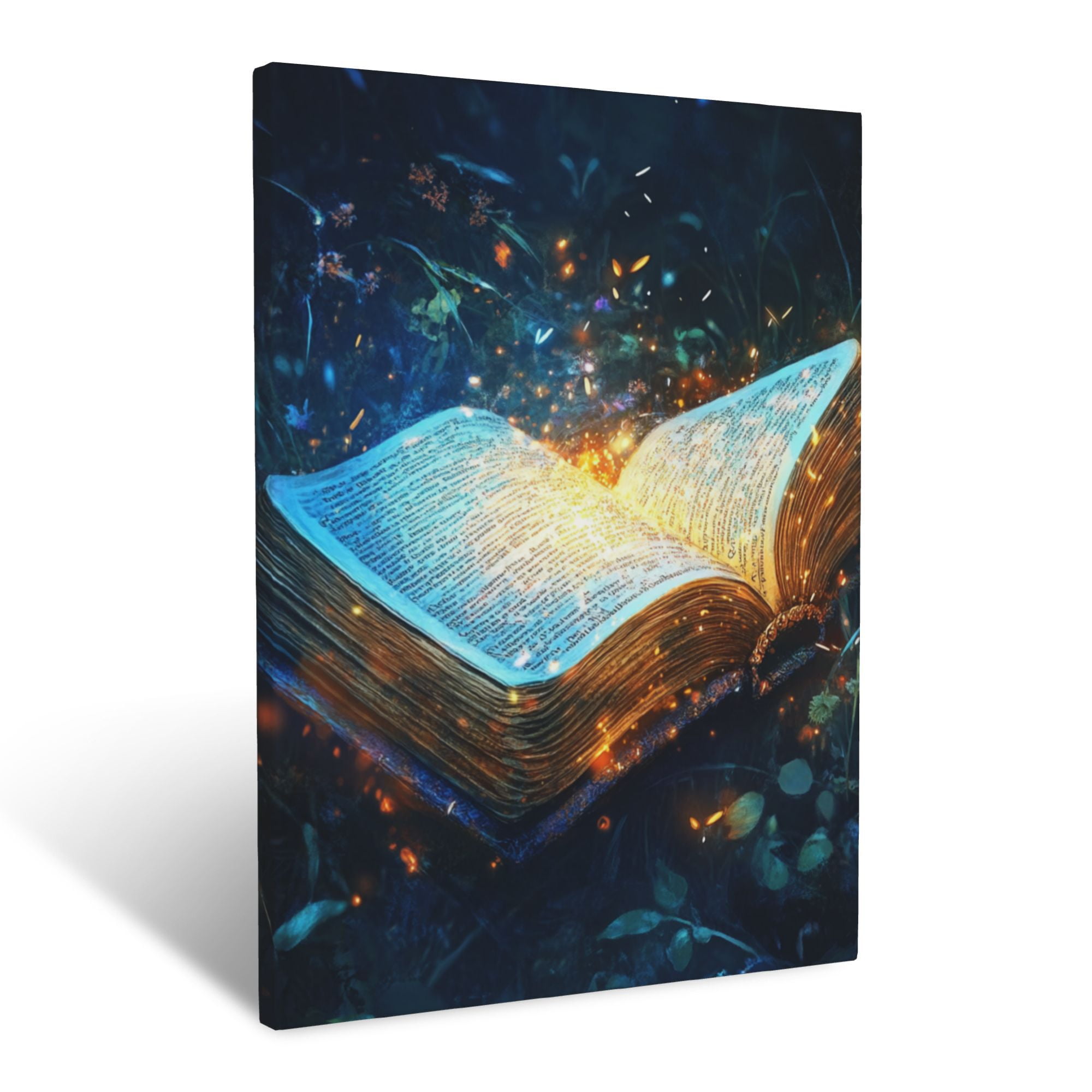 CozyNet A Glowing Holy Bible Open To The Psalms With Divine Light ...
