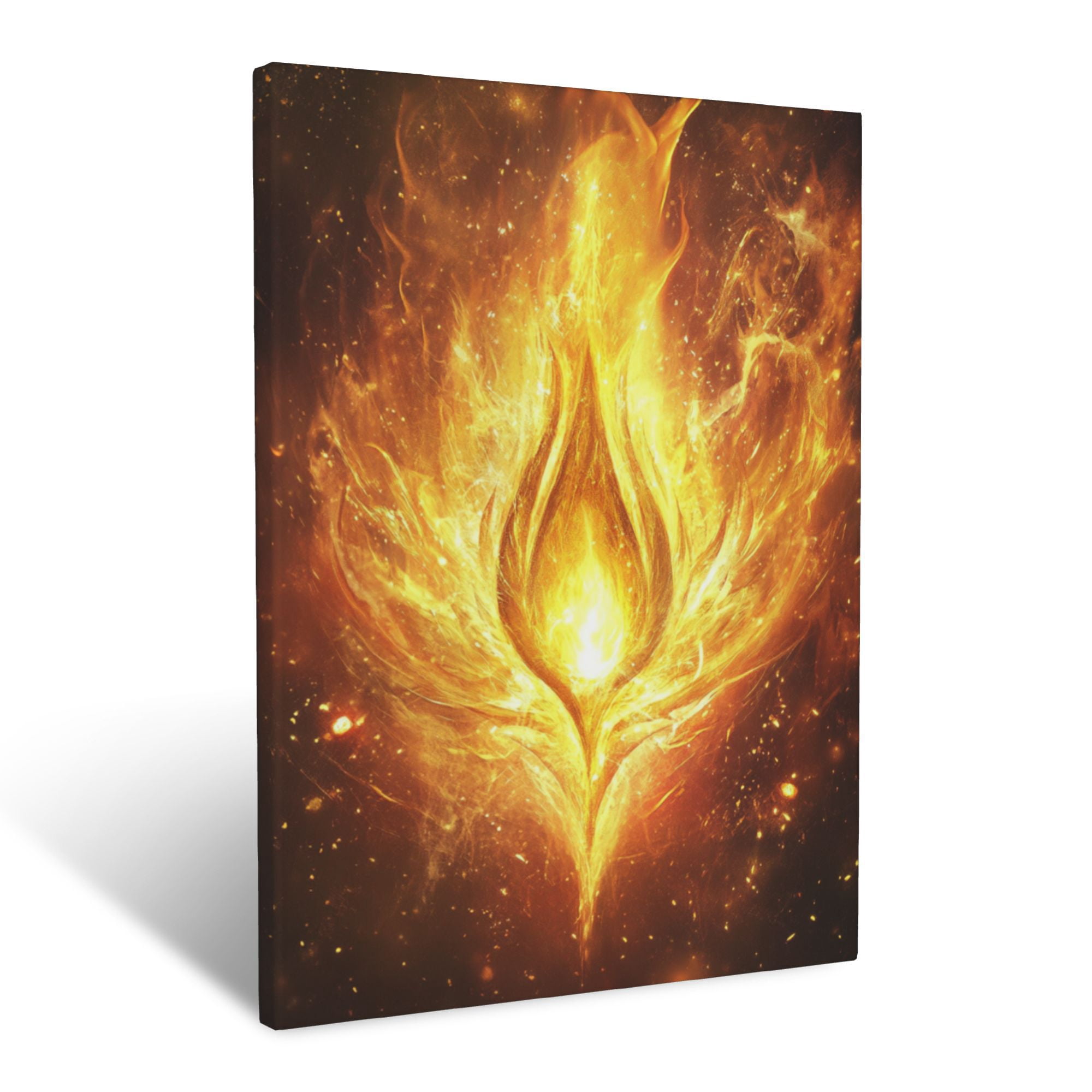 CozyNet A Glowing Holy Spirit Symbol Surrounded By Flames Of Radiant ...