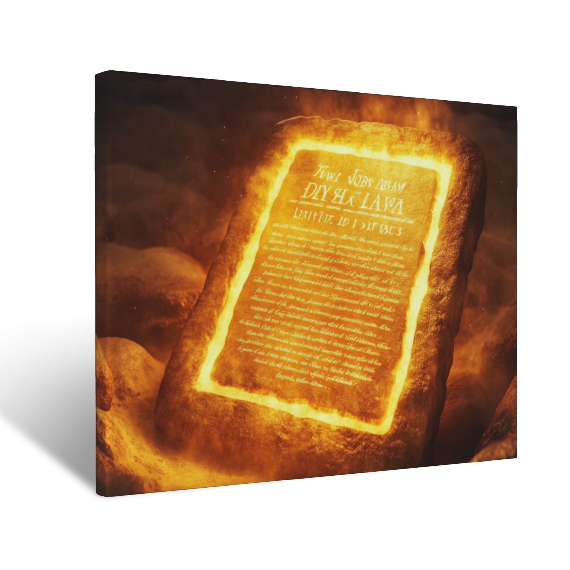 CozyNet Glowing Light Illuminating The Ten Commandments Symbolic Of ...
