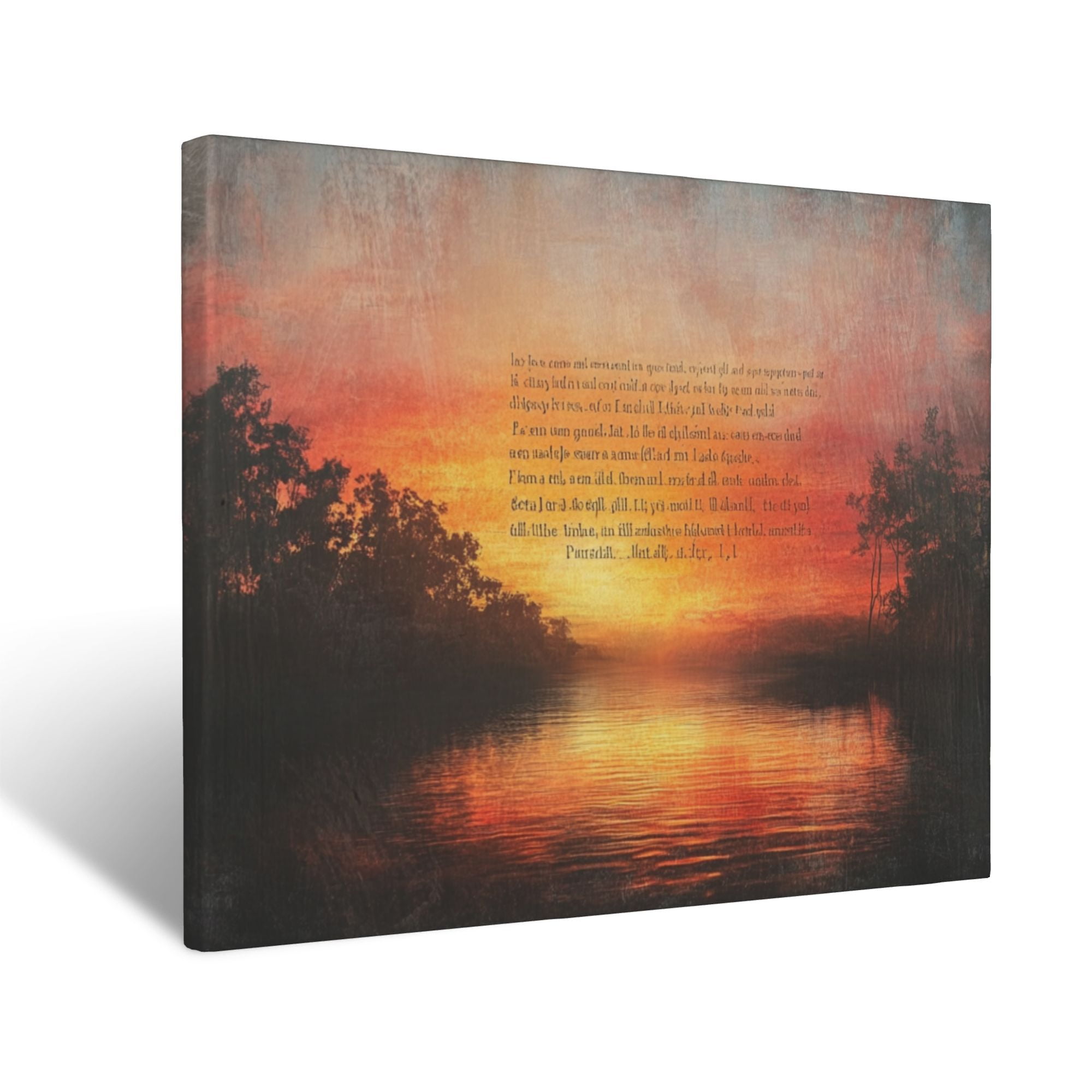 CozyNet Glowing Radiant Bible Verse Etched In Light Over A Serene ...