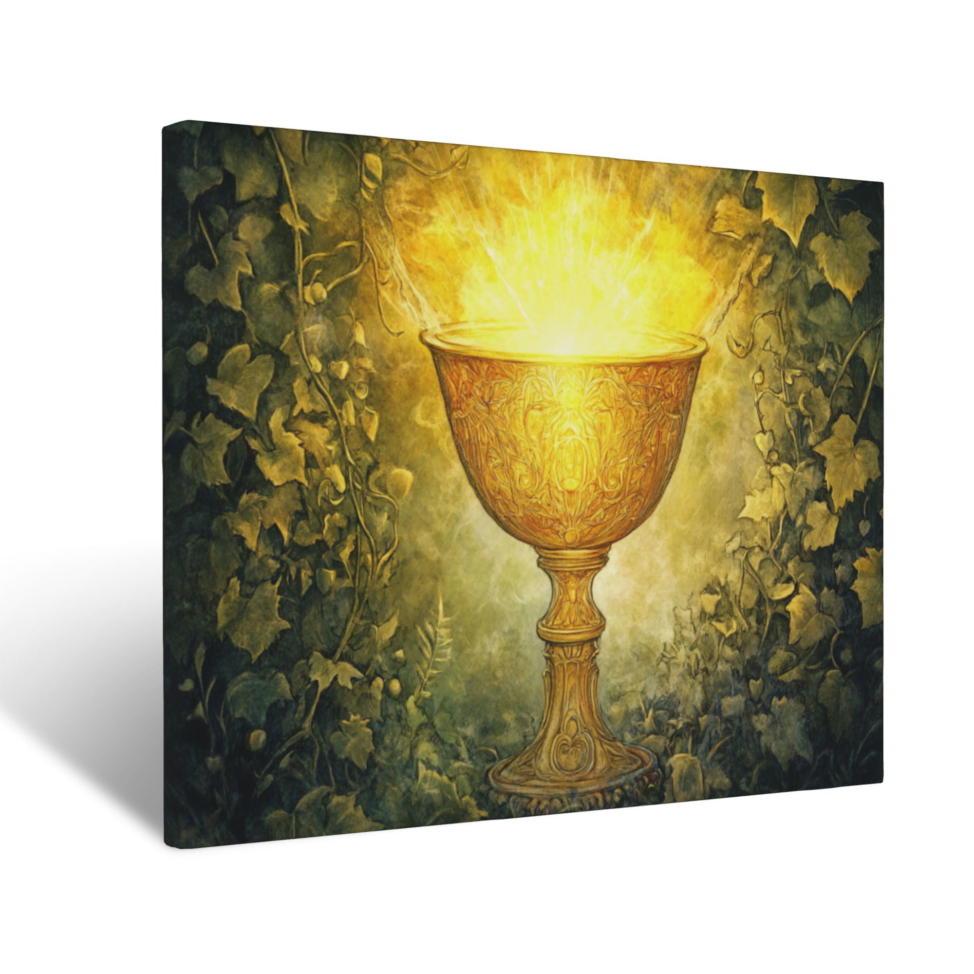 CozyNet Glowing Radiant Chalice Overflowing With Divine Light And ...