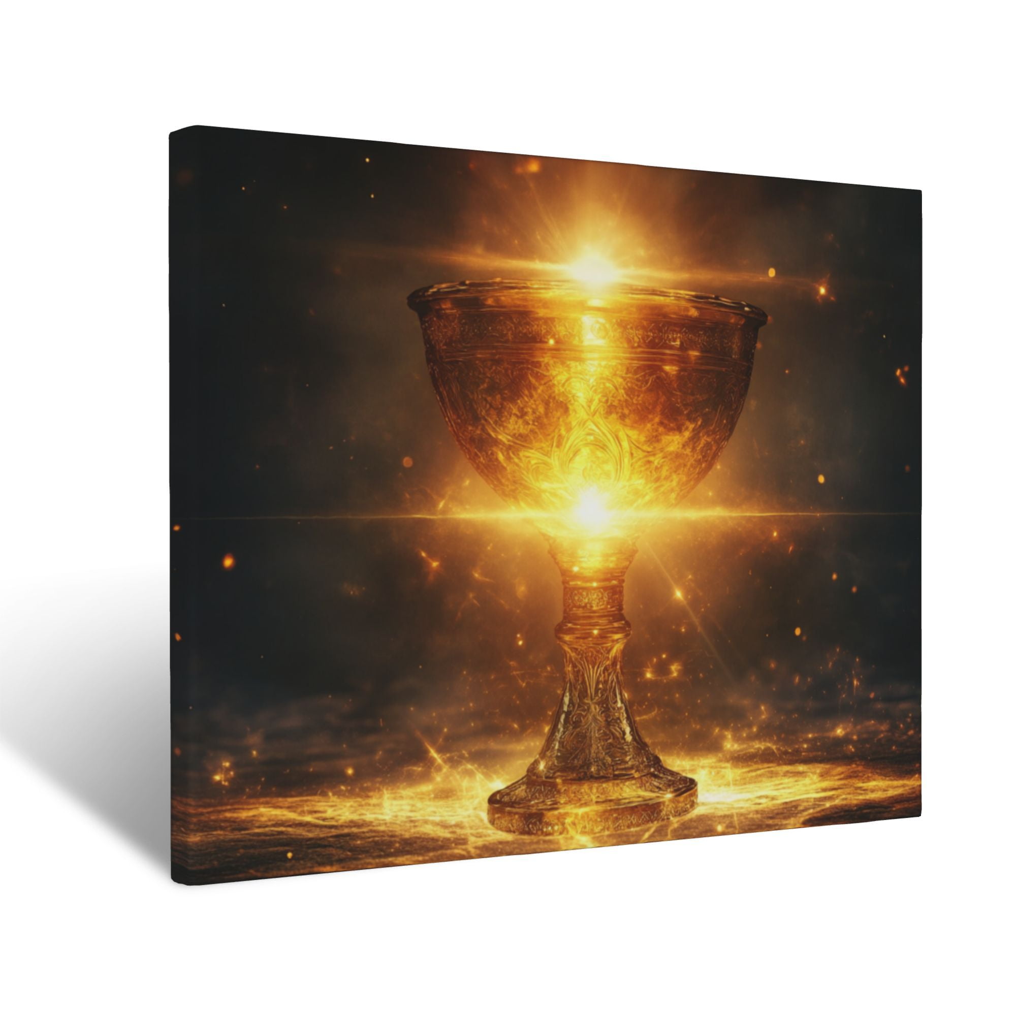 CozyNet Glowing Radiant Chalice Glowing With Divine Radiance Surrounded ...