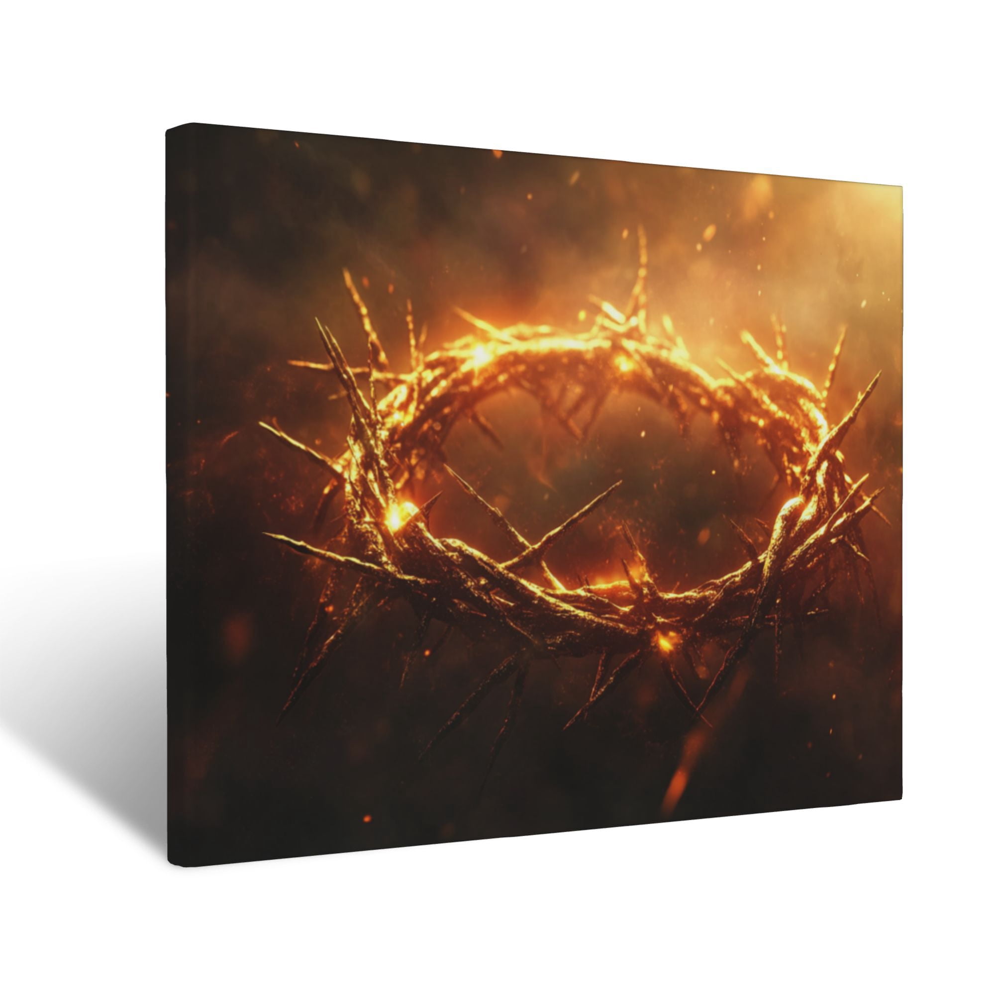 CozyNet Glowing Radiant Crown Of Thorns Encircled By A Soft Beam Of ...