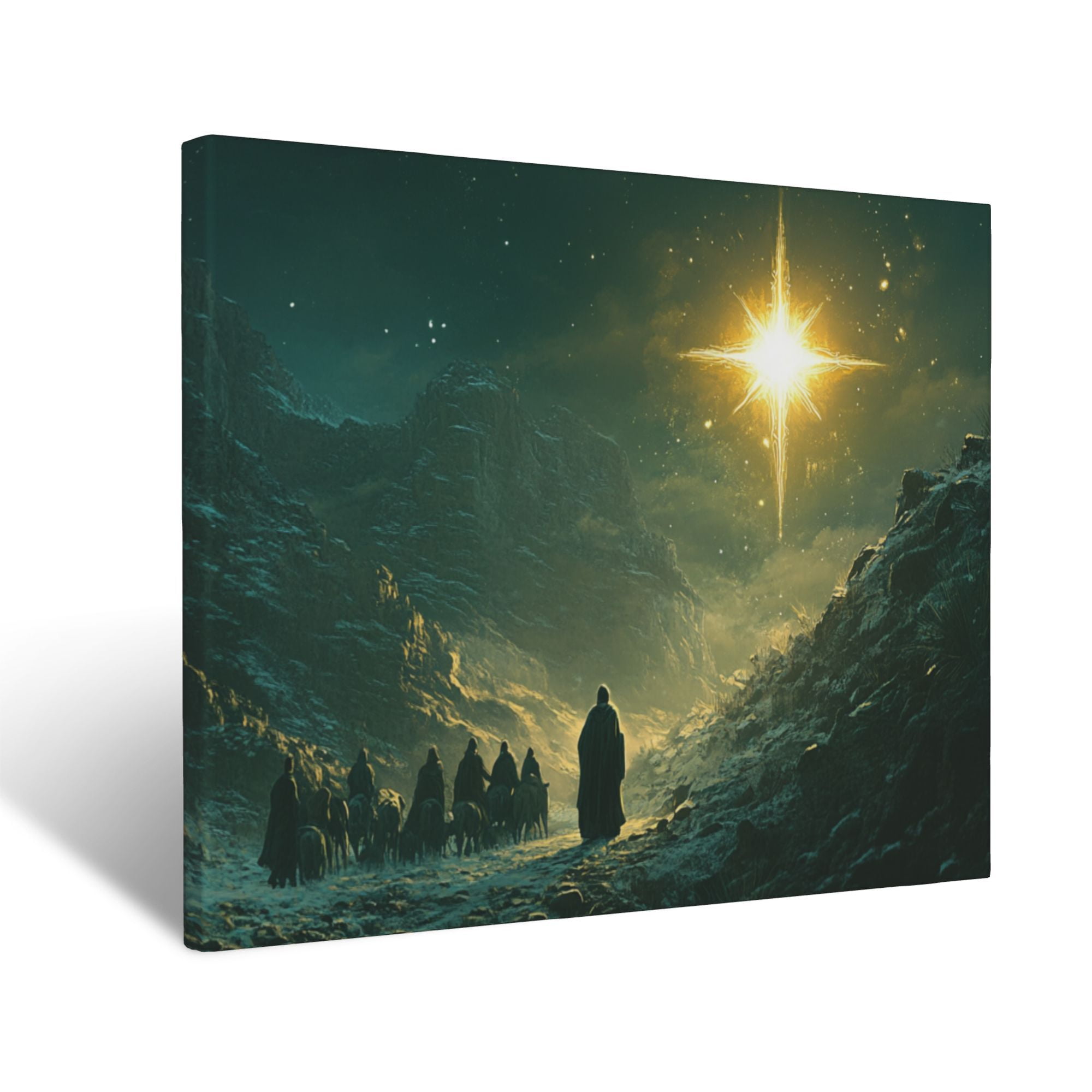 CozyNet Glowing Star Leading The Shepherds To Bethlehem, Illuminating ...