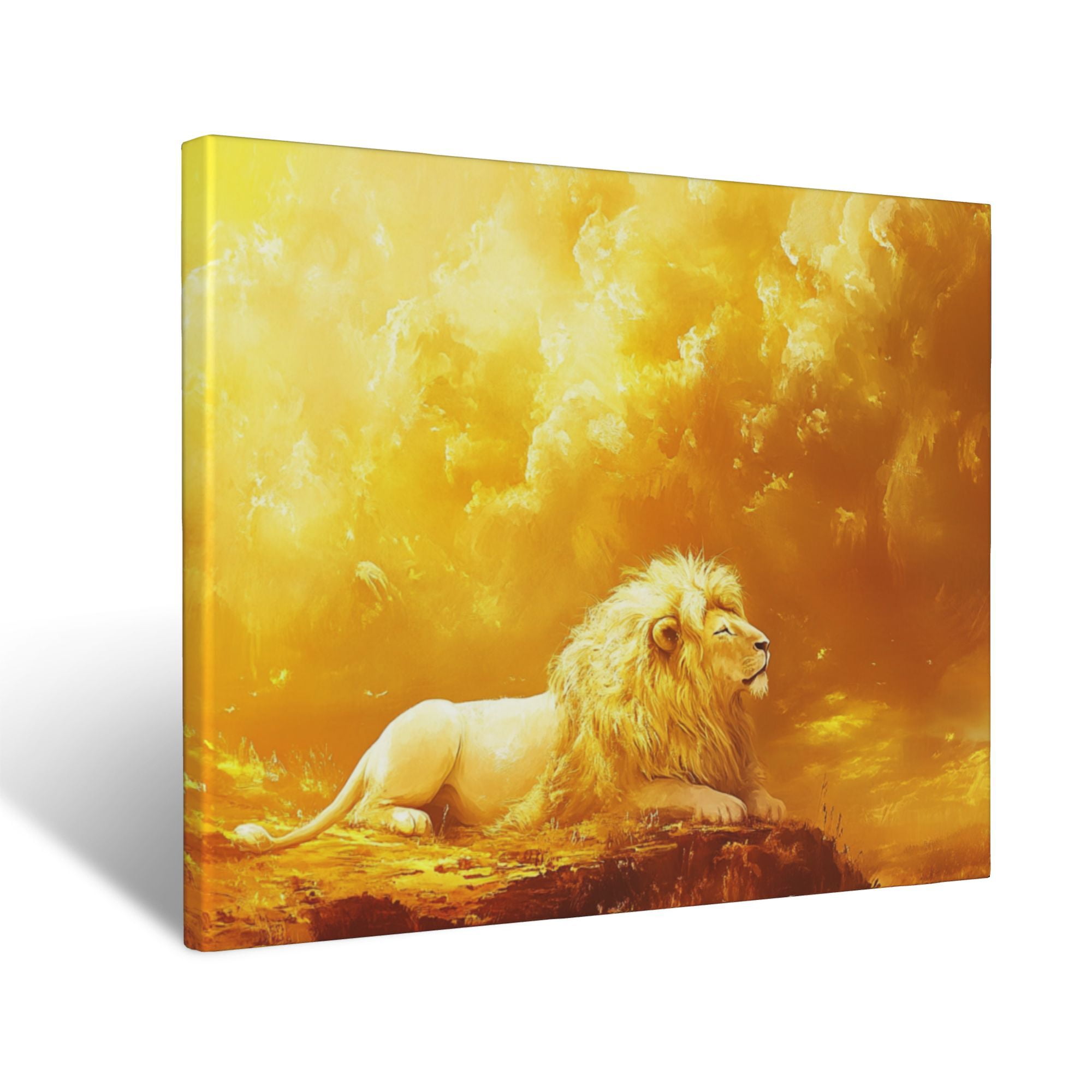 CozyNet Glowing Vision Of The Lion & The Lamb Resting Together Under A ...