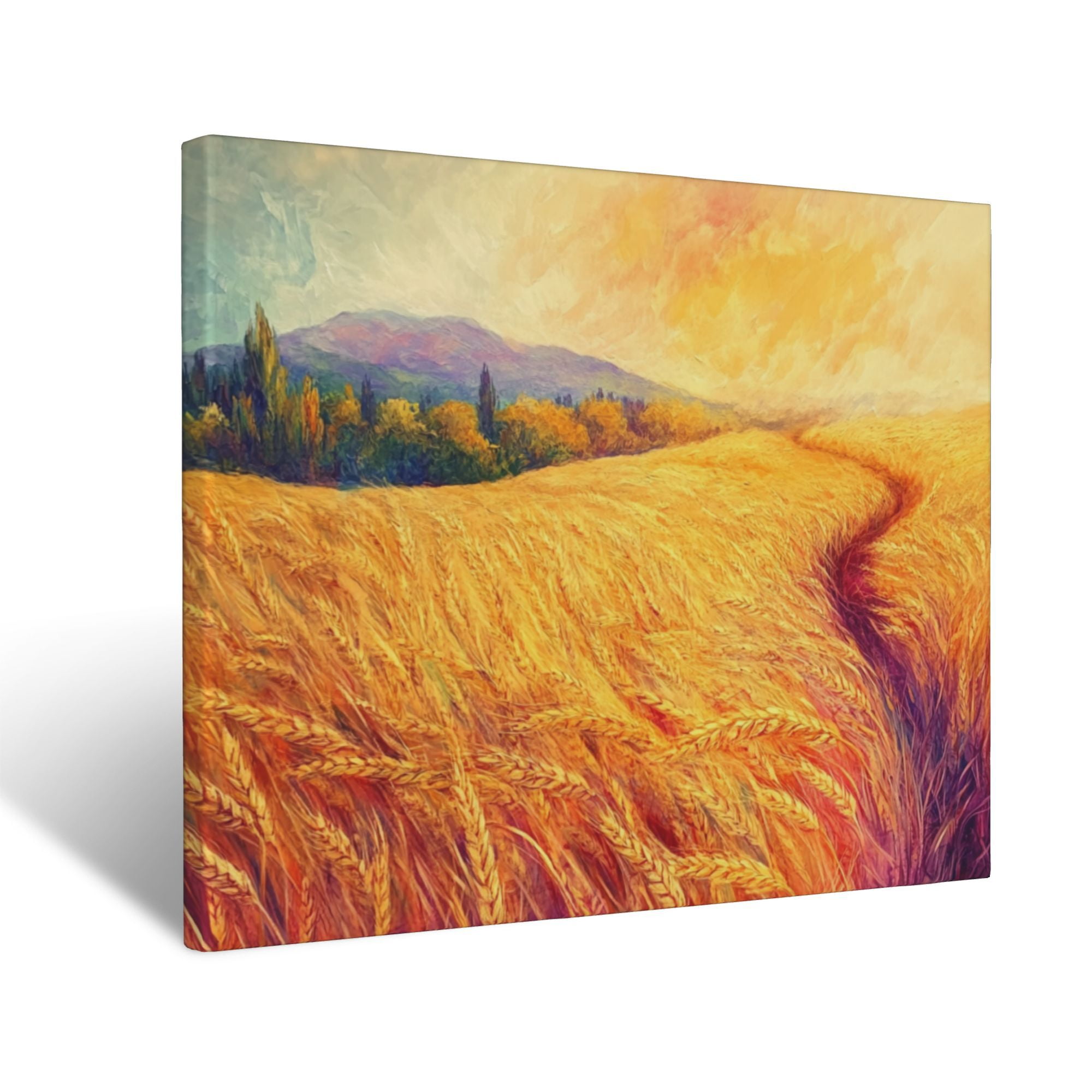 CozyNet Glowing Wheat Fields Swaying In Light Abundant Harvest ...