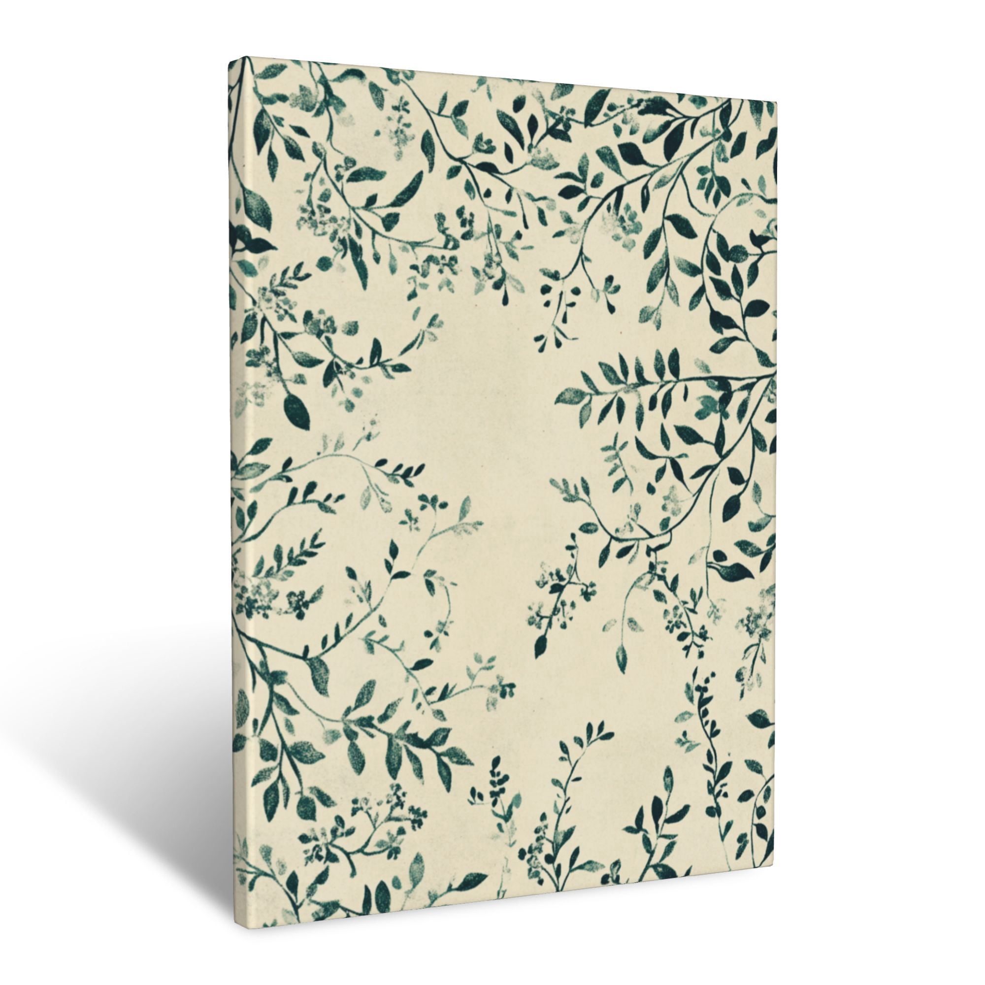 CozyNet Hand Drawn Design Of Interwoven Ferns, Ivy & Small Scattered ...