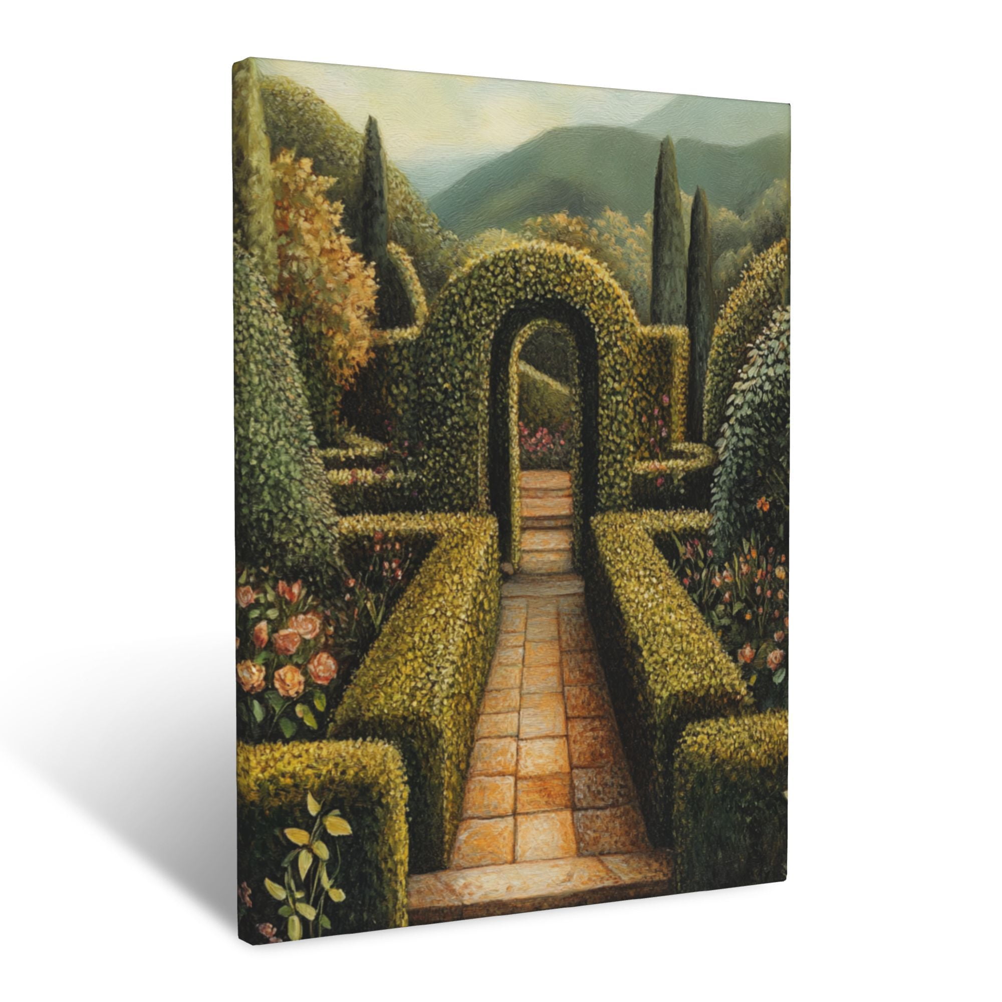 CozyNet Hidden Garden With Winding Paths, Tall Hedges & Cascading ...