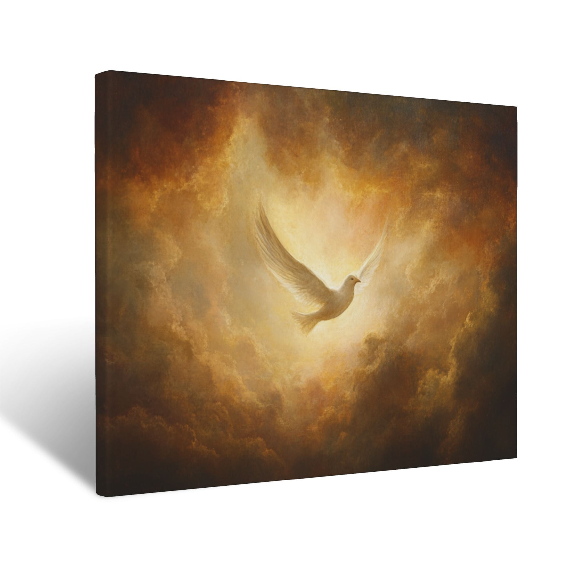 CozyNet Holy Spirit Descending As A Dove, Surrounded By Radiant ...
