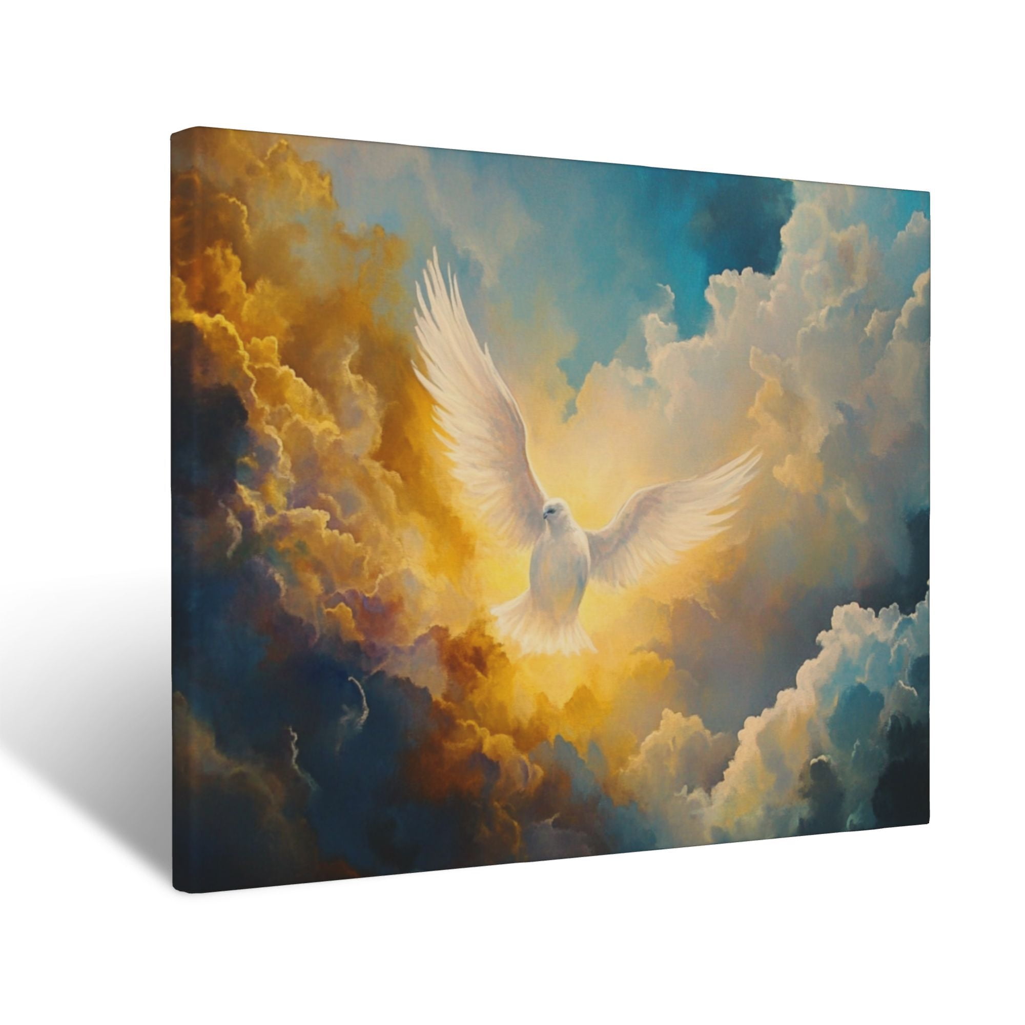 CozyNet Holy Spirit Glowing In Radiant Light, Descending Through ...