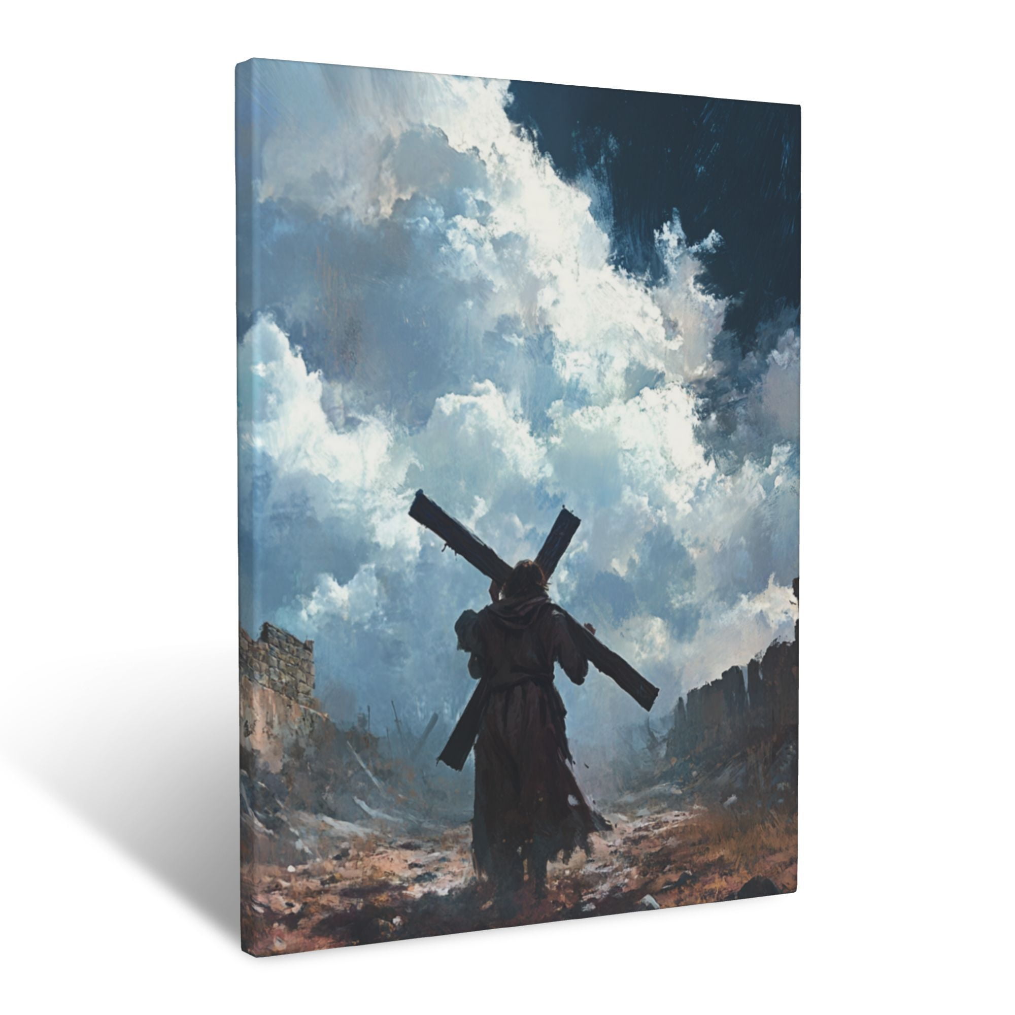 CozyNet Jesus Carrying The Cross, Detailed Expression Of Resilience ...