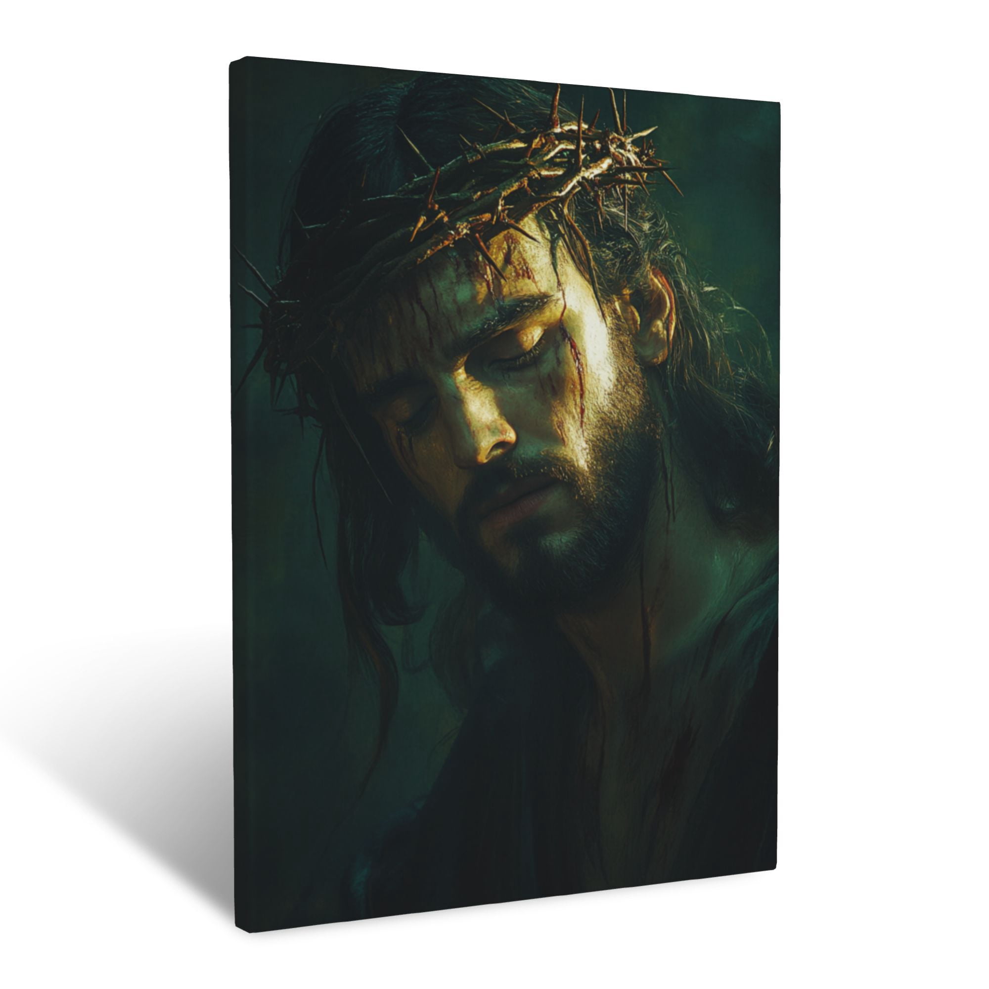 CozyNet Jesus With Crown Of Thorns A Solemn Moment Of Sacrifice ...